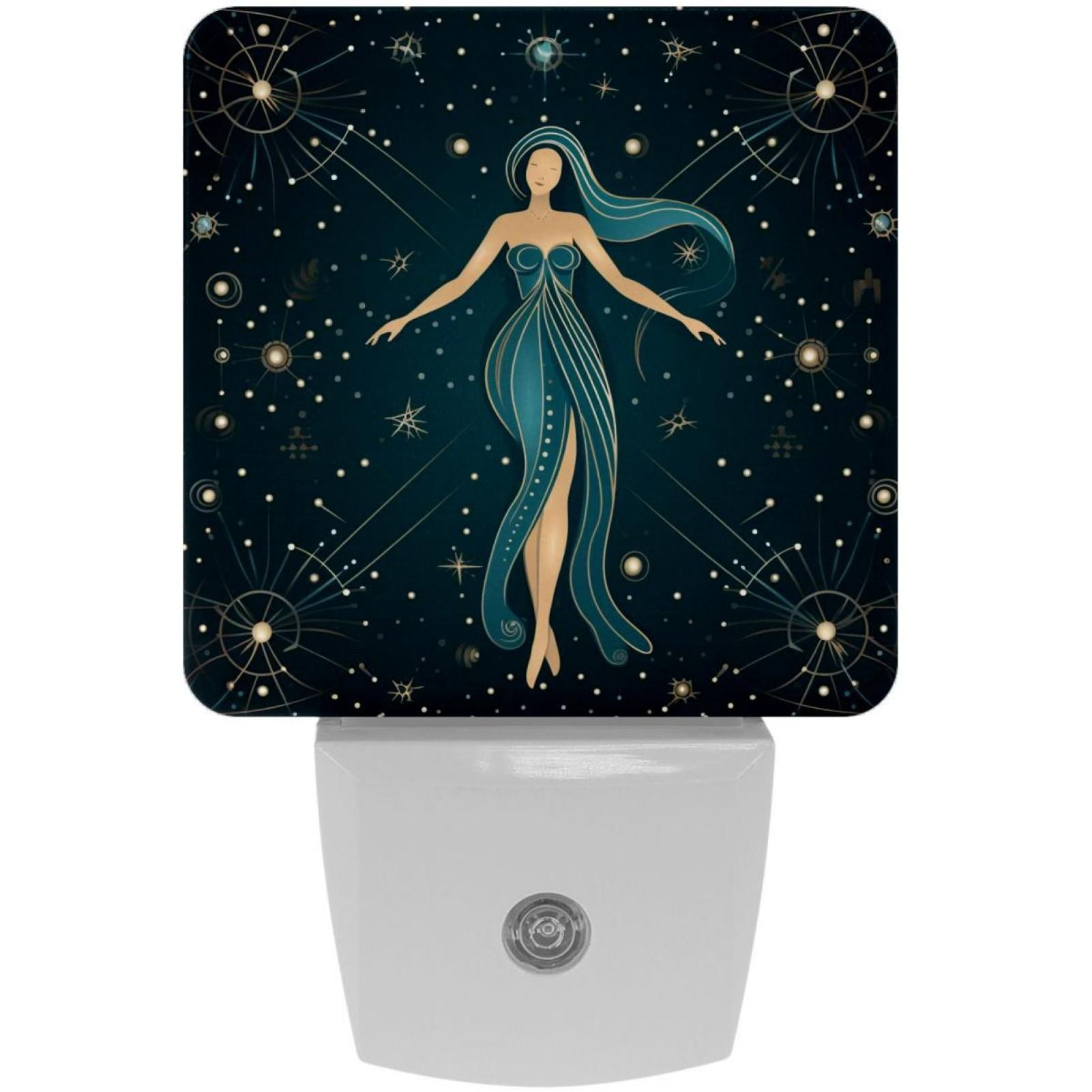 Virgo LED Square Night Lights - Bright and Compact Bedroom or Bathroom ...