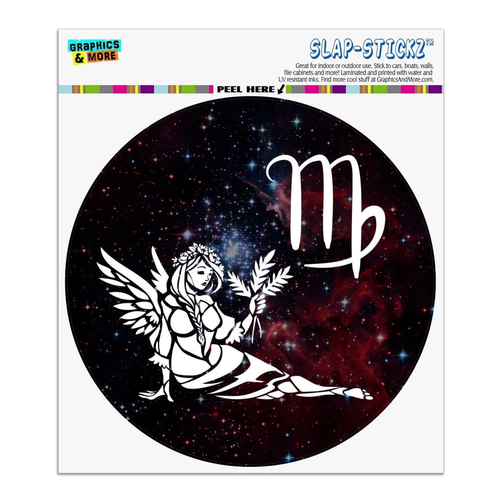 Virgo Maiden Zodiac Sign Horoscope in Space Automotive Car Window ...