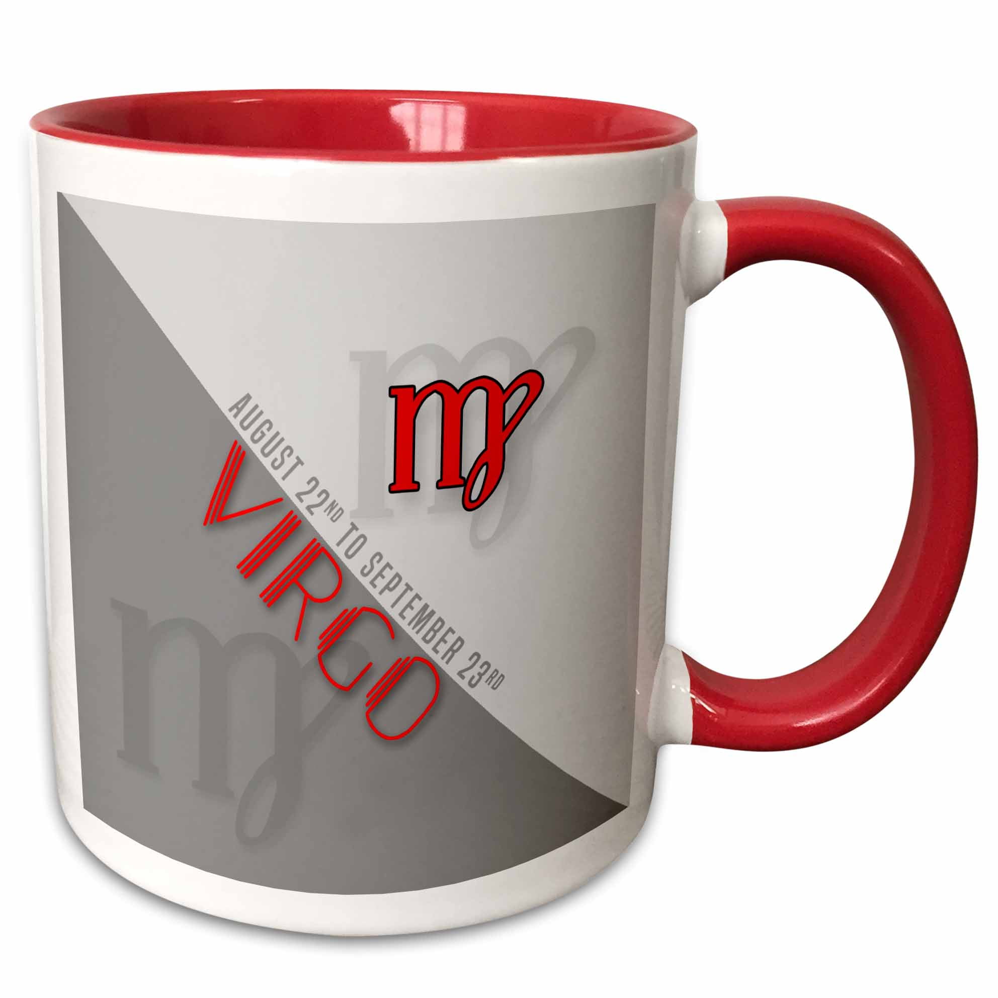 3drose, Virgo Red and Gray Zodiac Star Sign for August and September ...