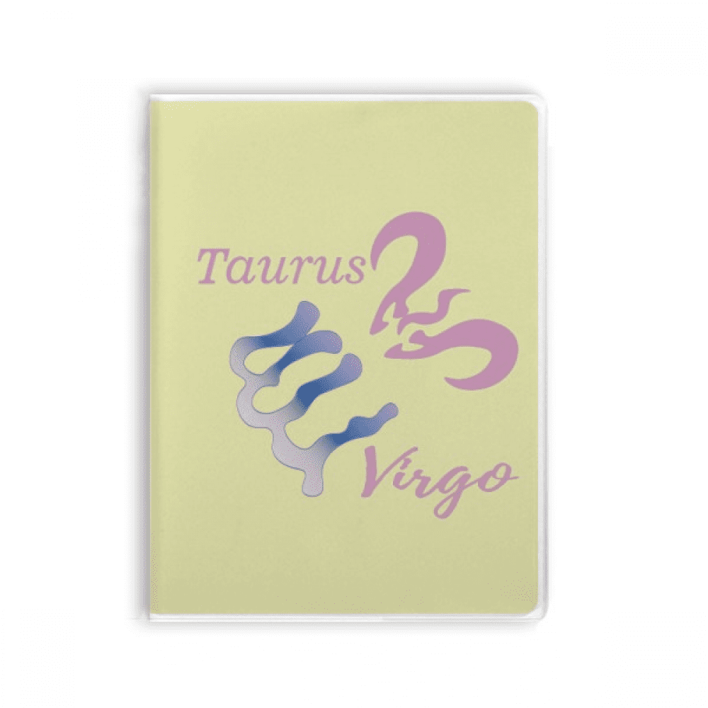 Virgo Taurus Constellation Notebook Gum Cover Diary Soft Cover Journal ...