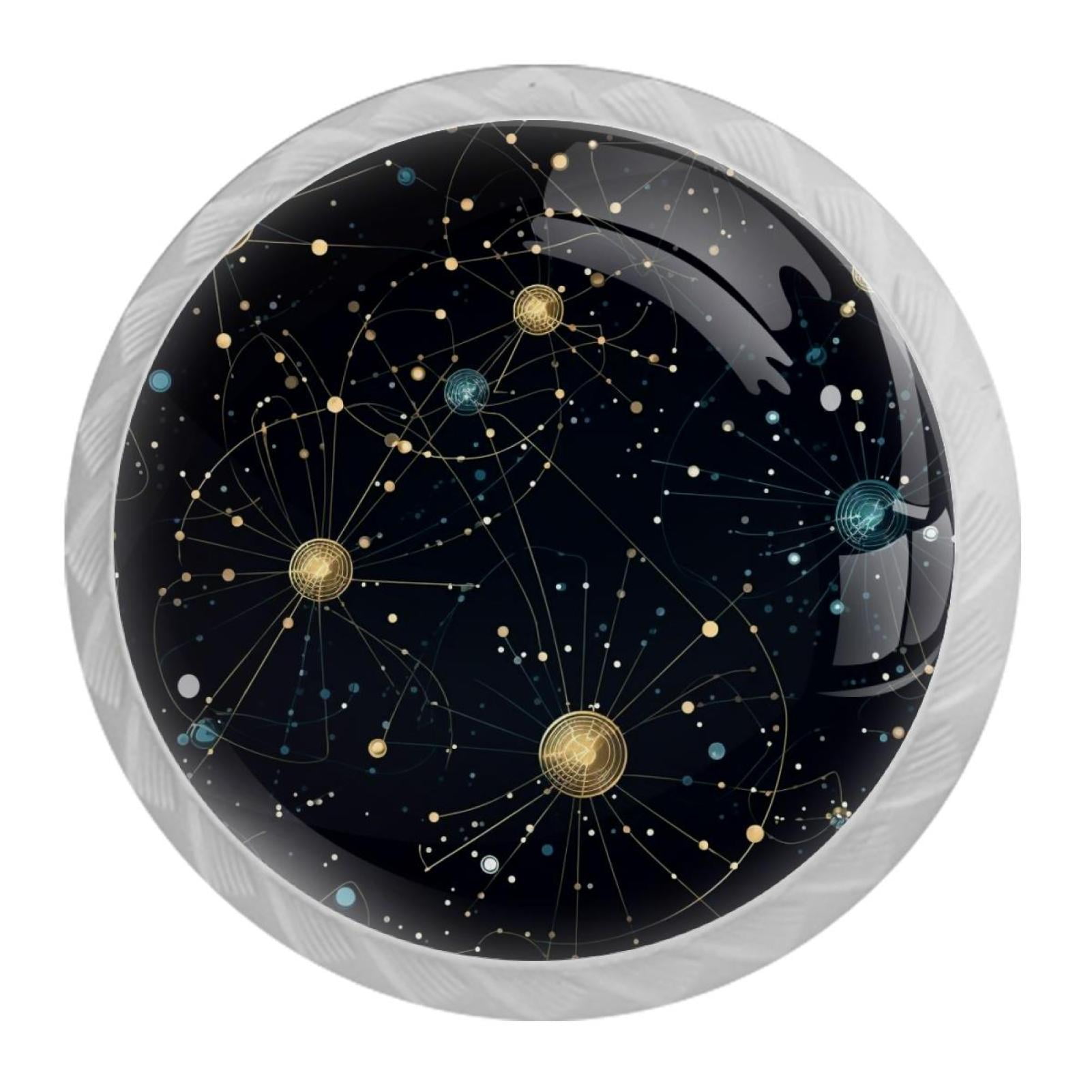 Virgo Zodiac Sign Custom Drawer Knobs - Transparent Cabinet Knobs ABS ...