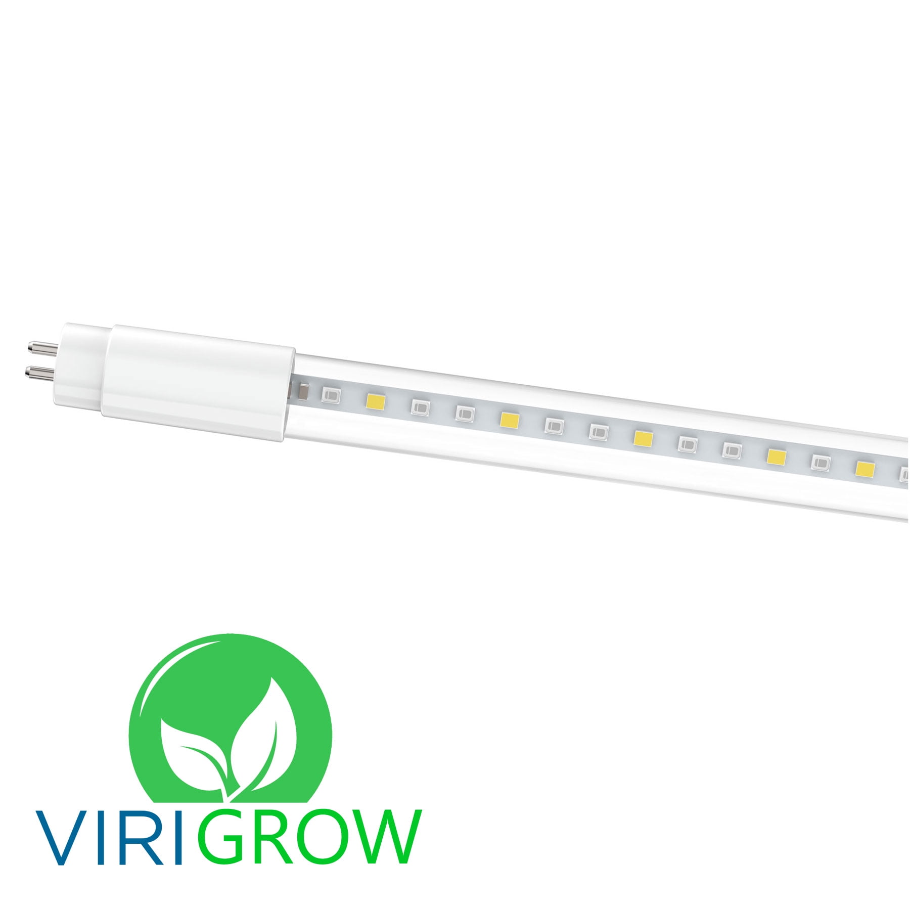 Viribright 26-Watt T5 4-foot Type A Double-Ended Tube PPF 47 LED Grow ...