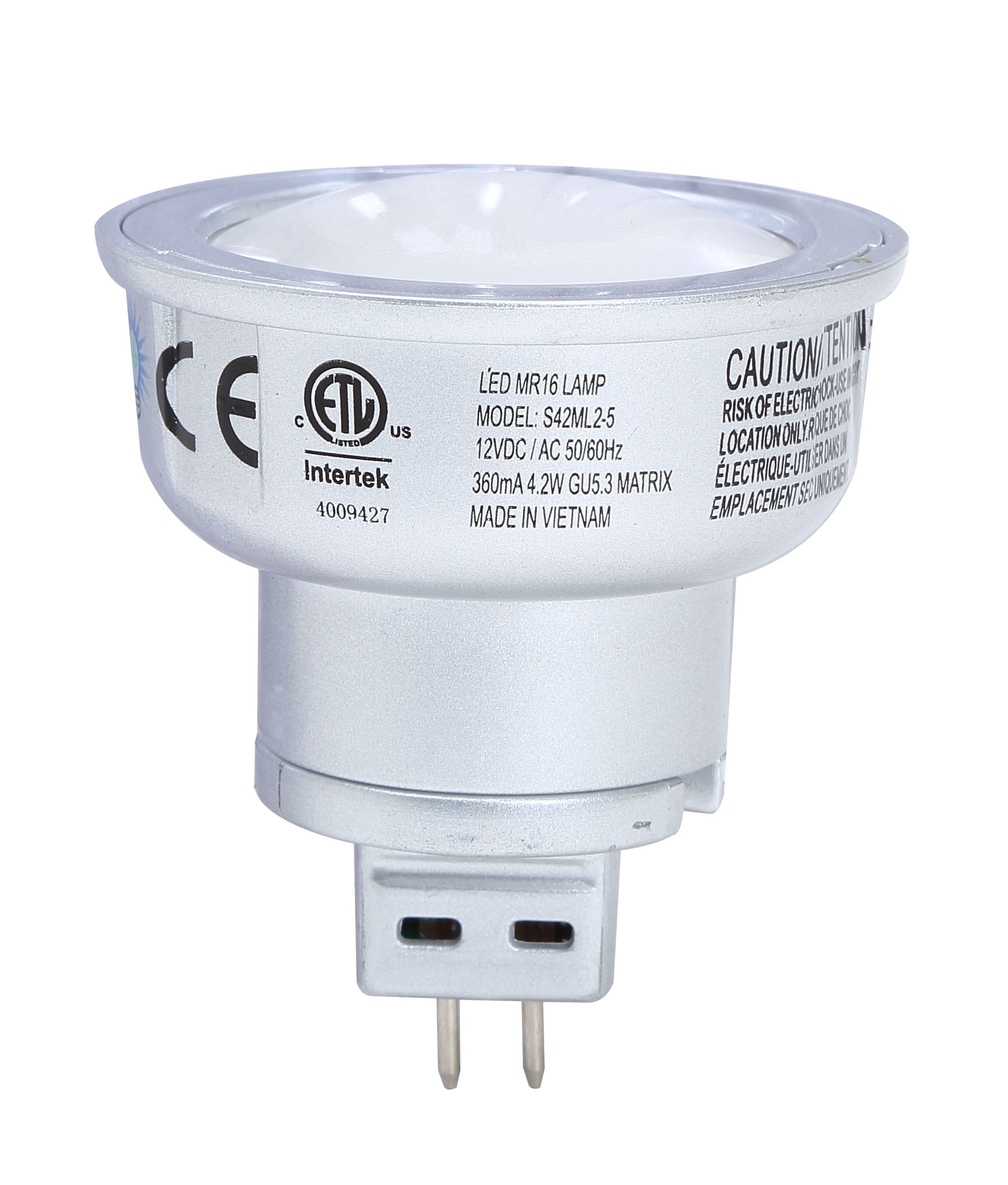 Viribright 35 Watt Replacement MR16 GU5.3 Base 2700K Warm White LED ...