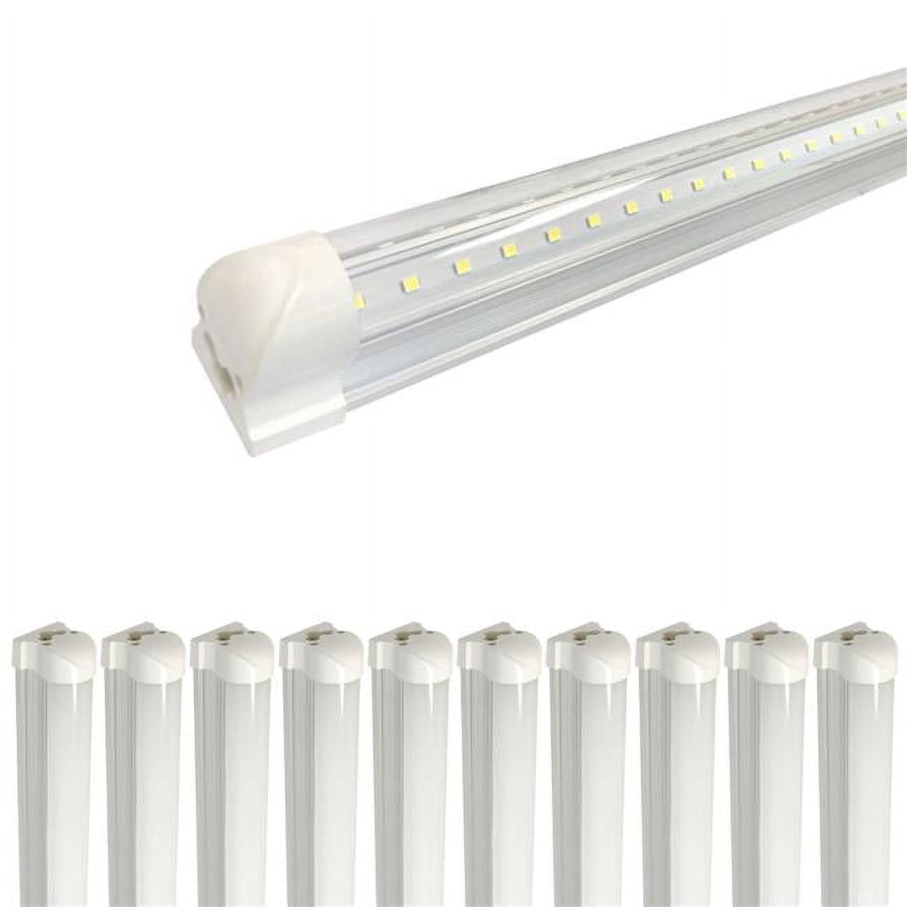 Viribright 519023 6000K 96 in. 60W Tube LED Tubular Bulb, Clear - Pack ...