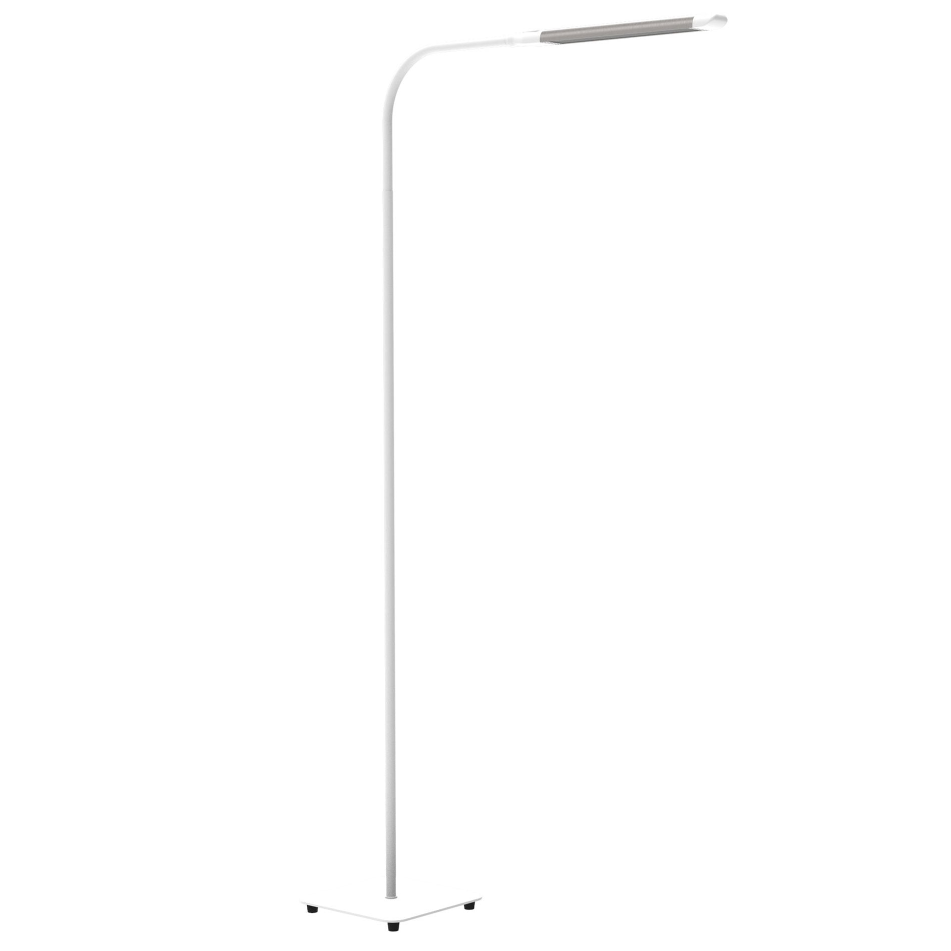 Viribright Adjustable LED Office Light, 800 Lumen Floor Lamp with USB ...