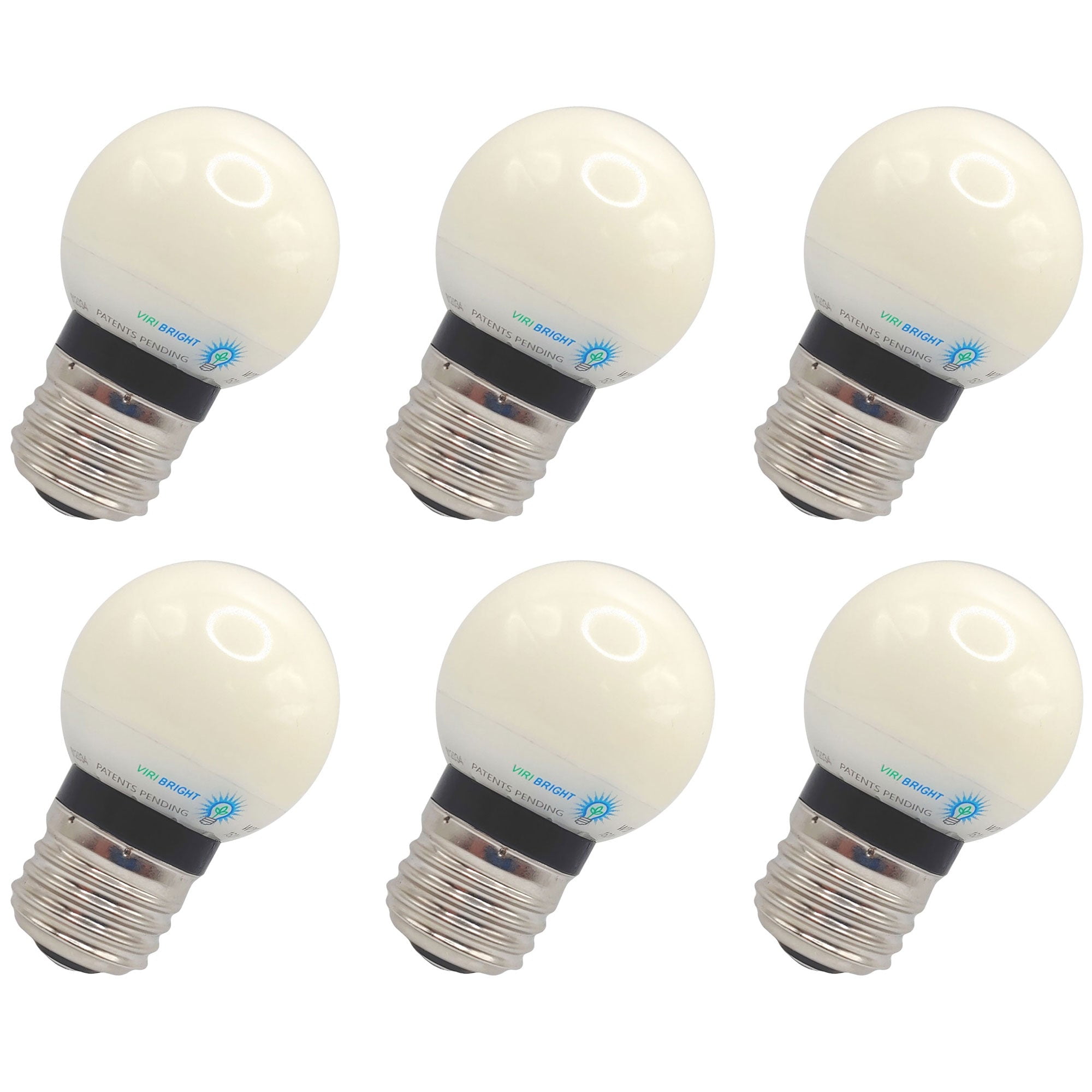 Viribright Mini Globe 25-Watt Equivalent G15 E26 BMIIc LED Light Bulb ...