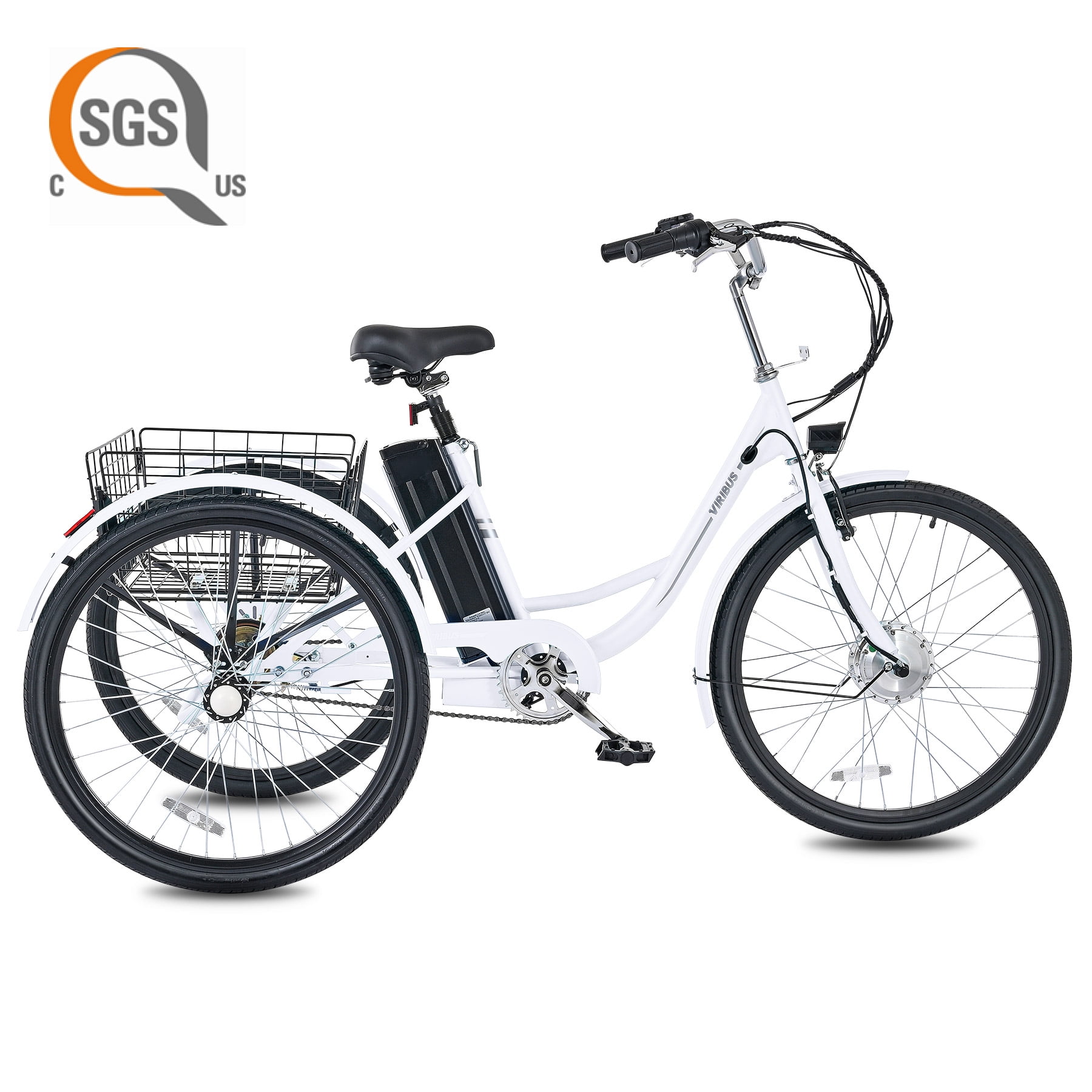 Viribus 24" Adult Electric Tricycle 250W Electric Trike with 36V 13Ah ...