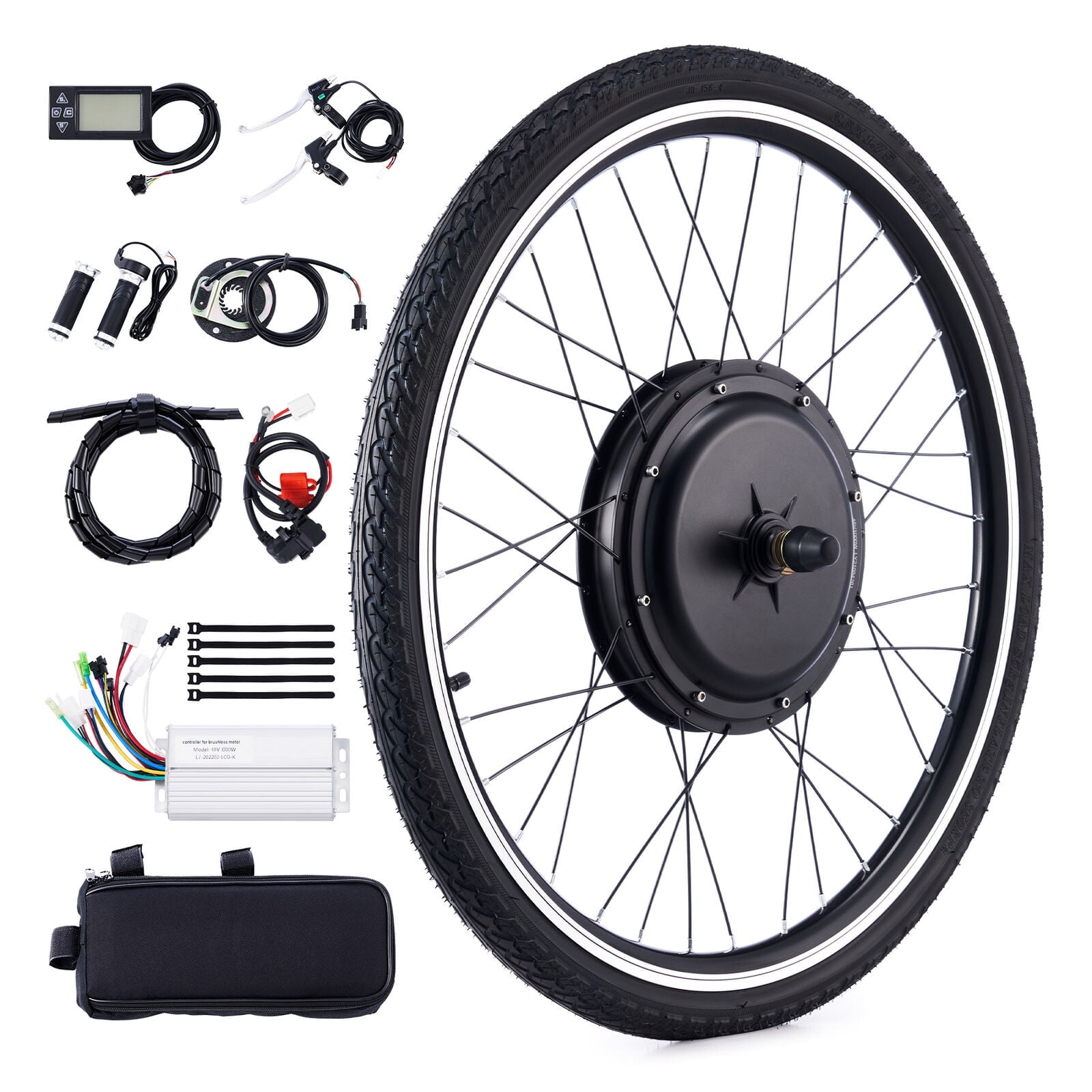 Bestco 48V 1000W Electric Bike Kit 26" Hub Motor Wheel E-Bike ...