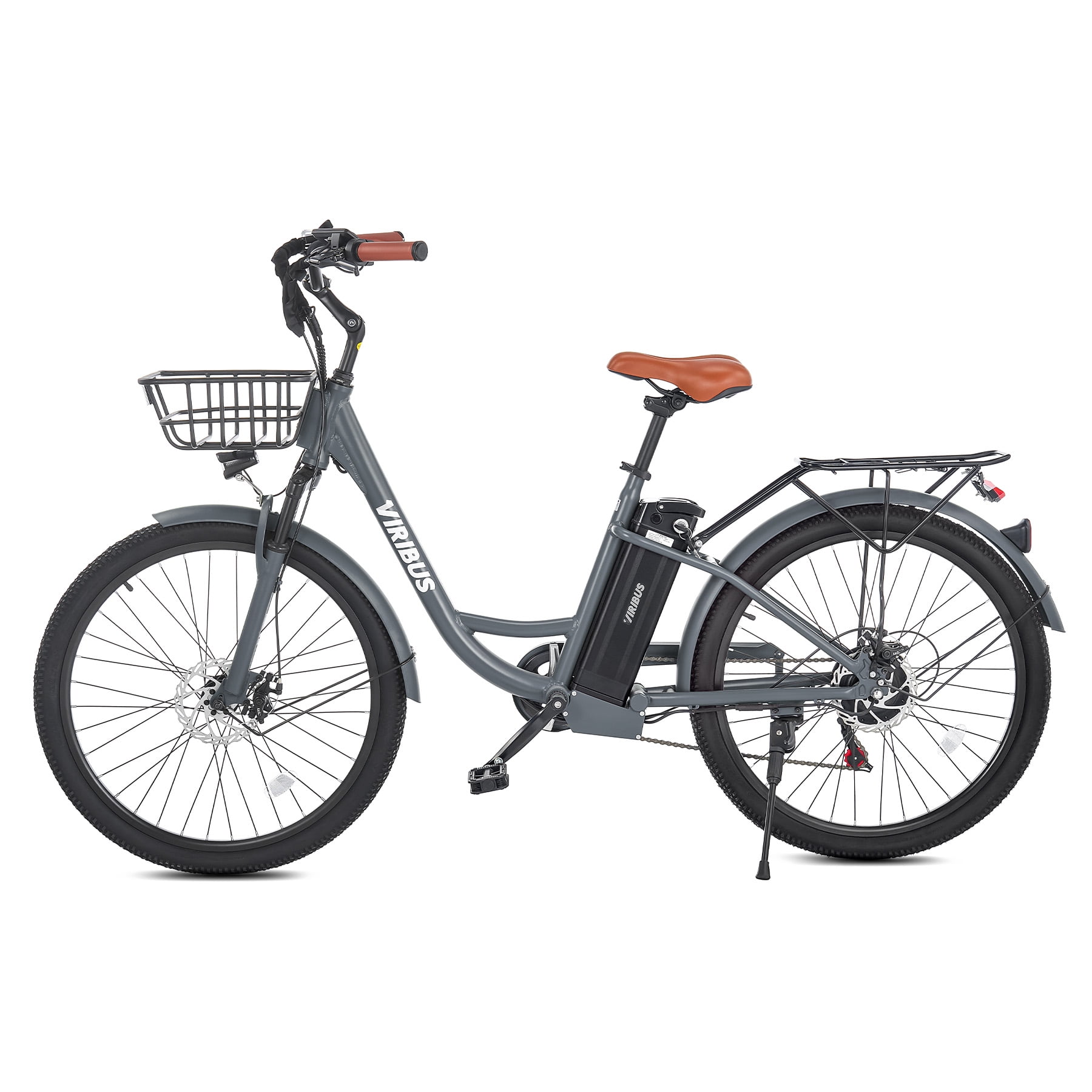 "Viribus Commuter Electric Bike for Adults, 26"" 500W eBike with Pedal Assist and Waterproof 48V ...