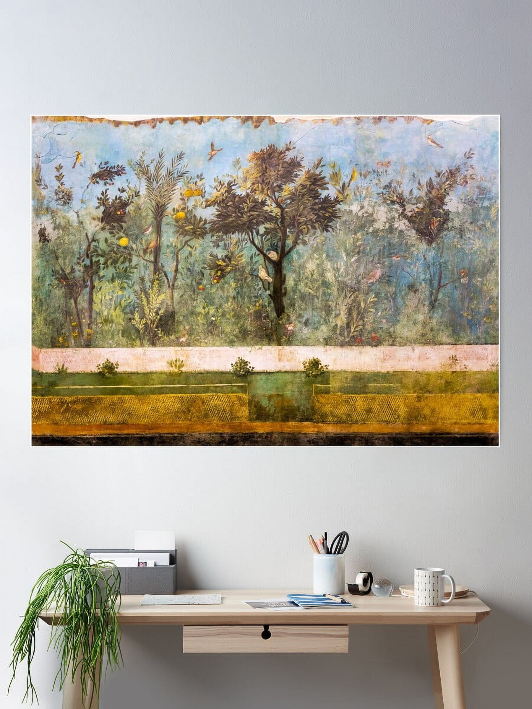 Viridarium Of The Villa Of Livia On Via Flaminia, Rome. Poster Wall Art ...