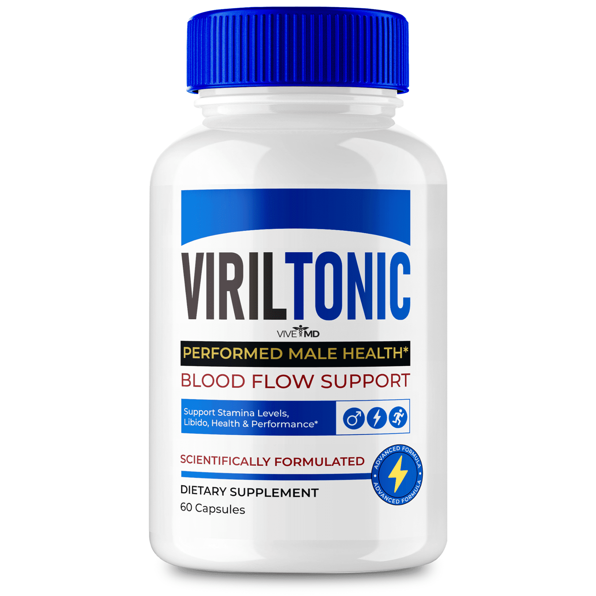 Viriltonic Men's Dietary Supplement - Maximum Strength Blood Flow ...