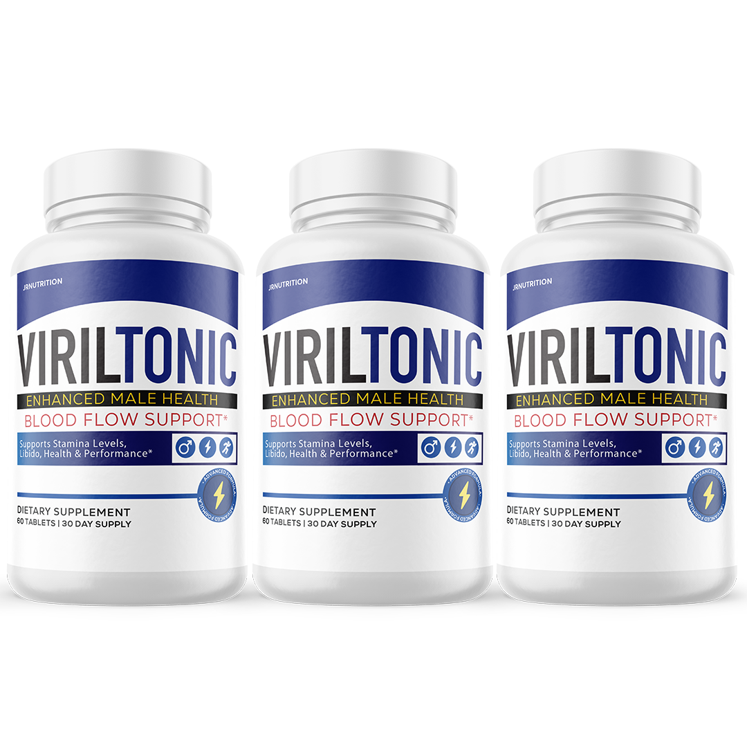 Viriltonic for Male, Viril Tonic Advanced Formula Men Support - 3 Bottles - Walmart.com