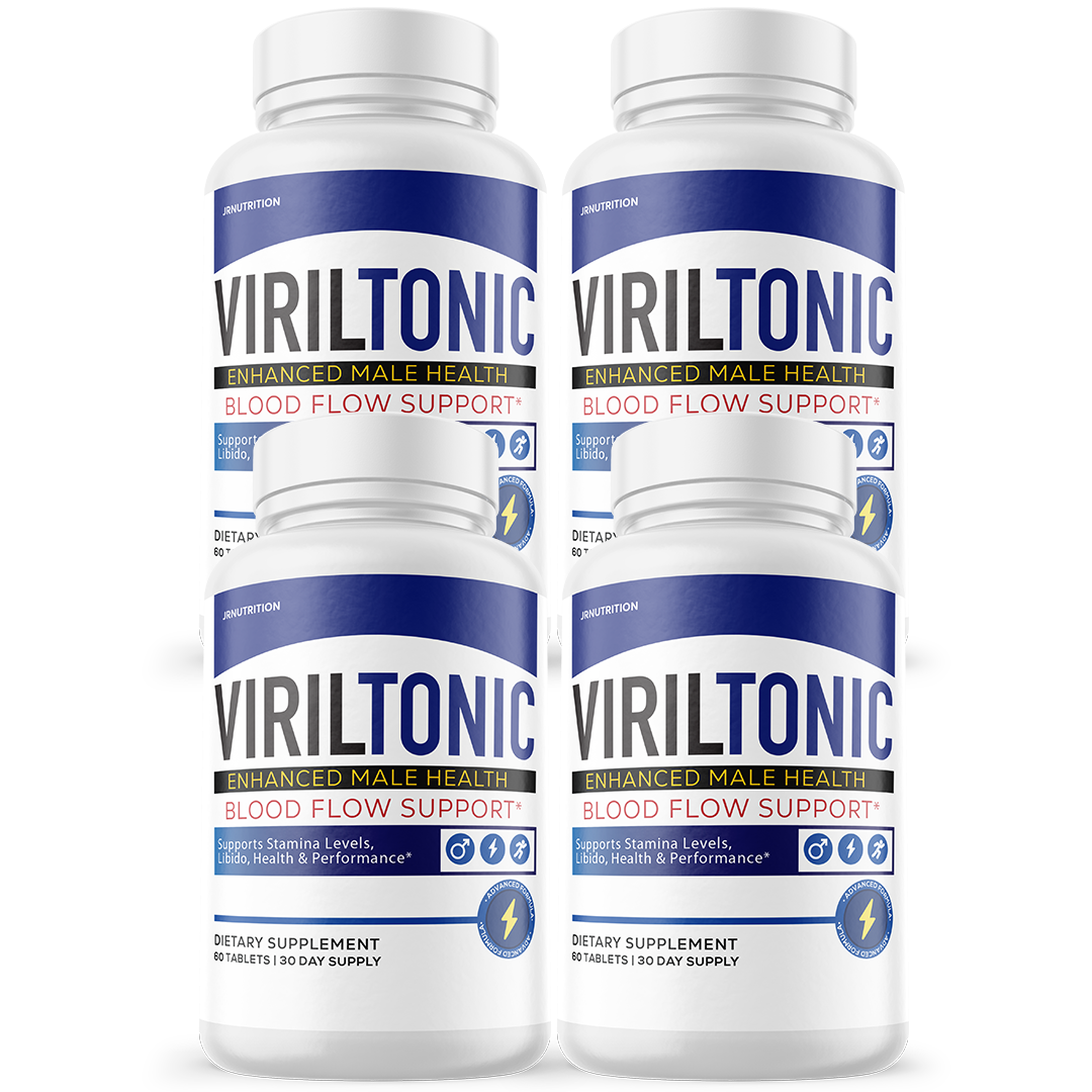 Viriltonic for Male, Viril Tonic Advanced Formula Men Support - 4 Bottles - Walmart.com
