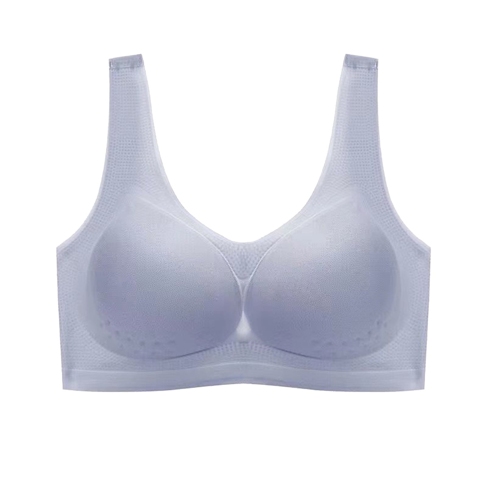 Virmaxy Ultra-thin Ice Silk Seamless Bras For Women Trackless Bra Non ...