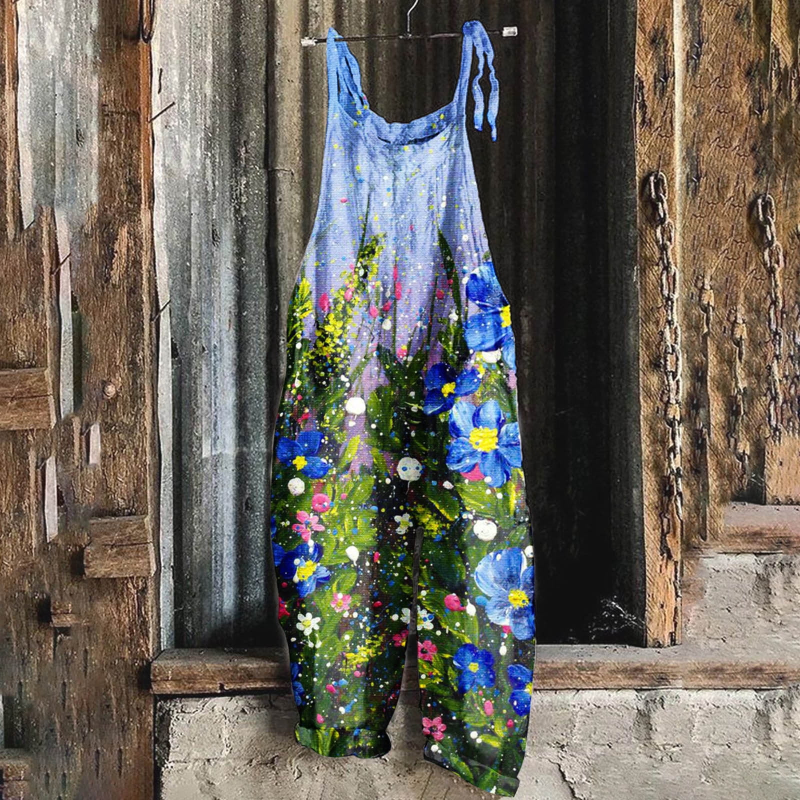 Virmaxy Women's Jumpsuits, Rompers & Overalls Wide Leg Overalls For ...