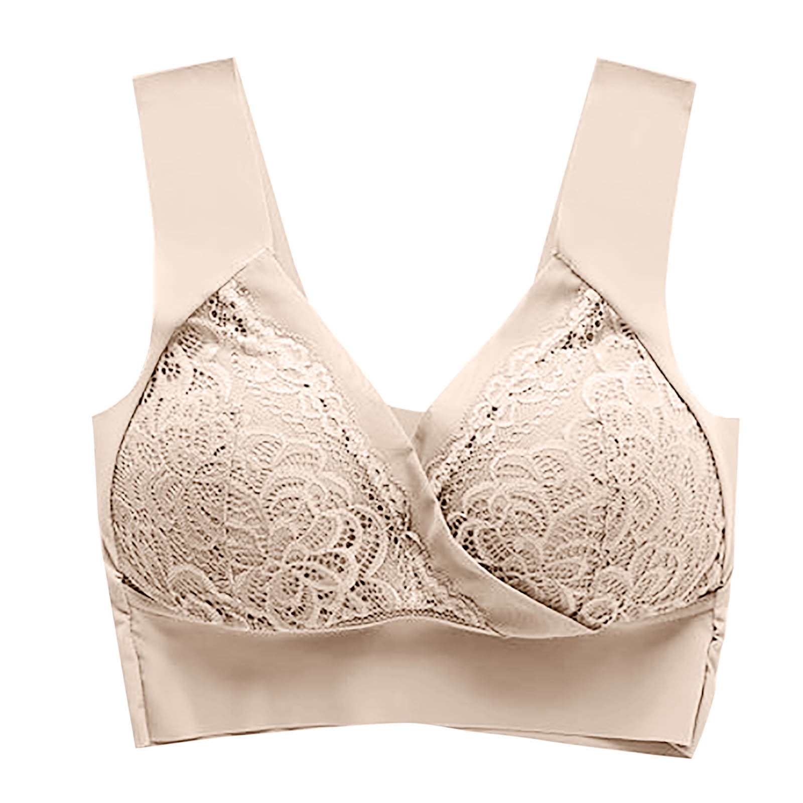 Virmaxy Women's Removable Straps Sheath Type Daily Bra Plus Size ...