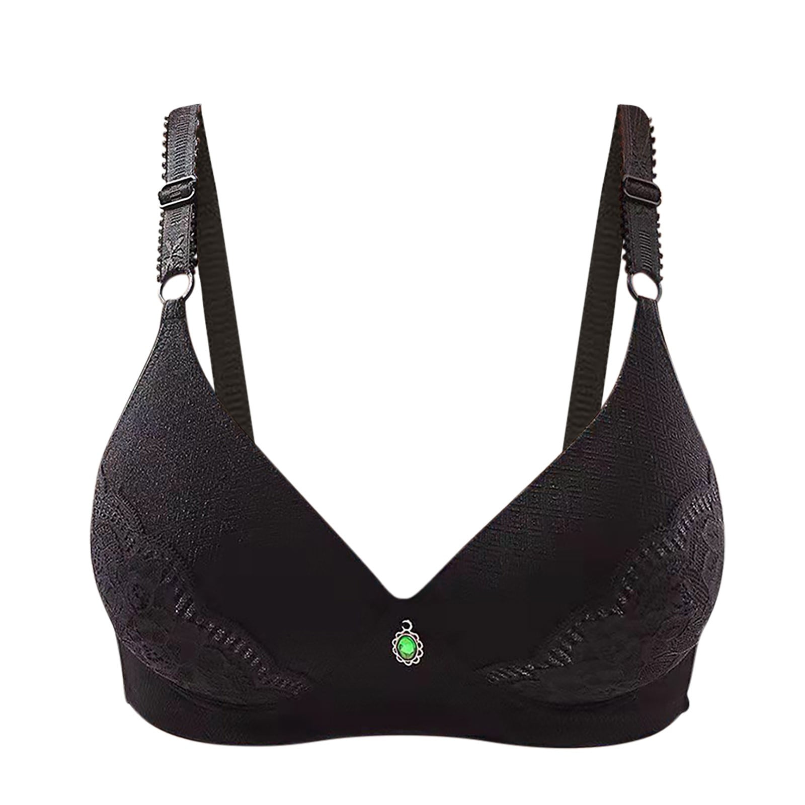 Virmaxy Womens Bras No Underwire Full Support Alluring Middle-Aged And ...