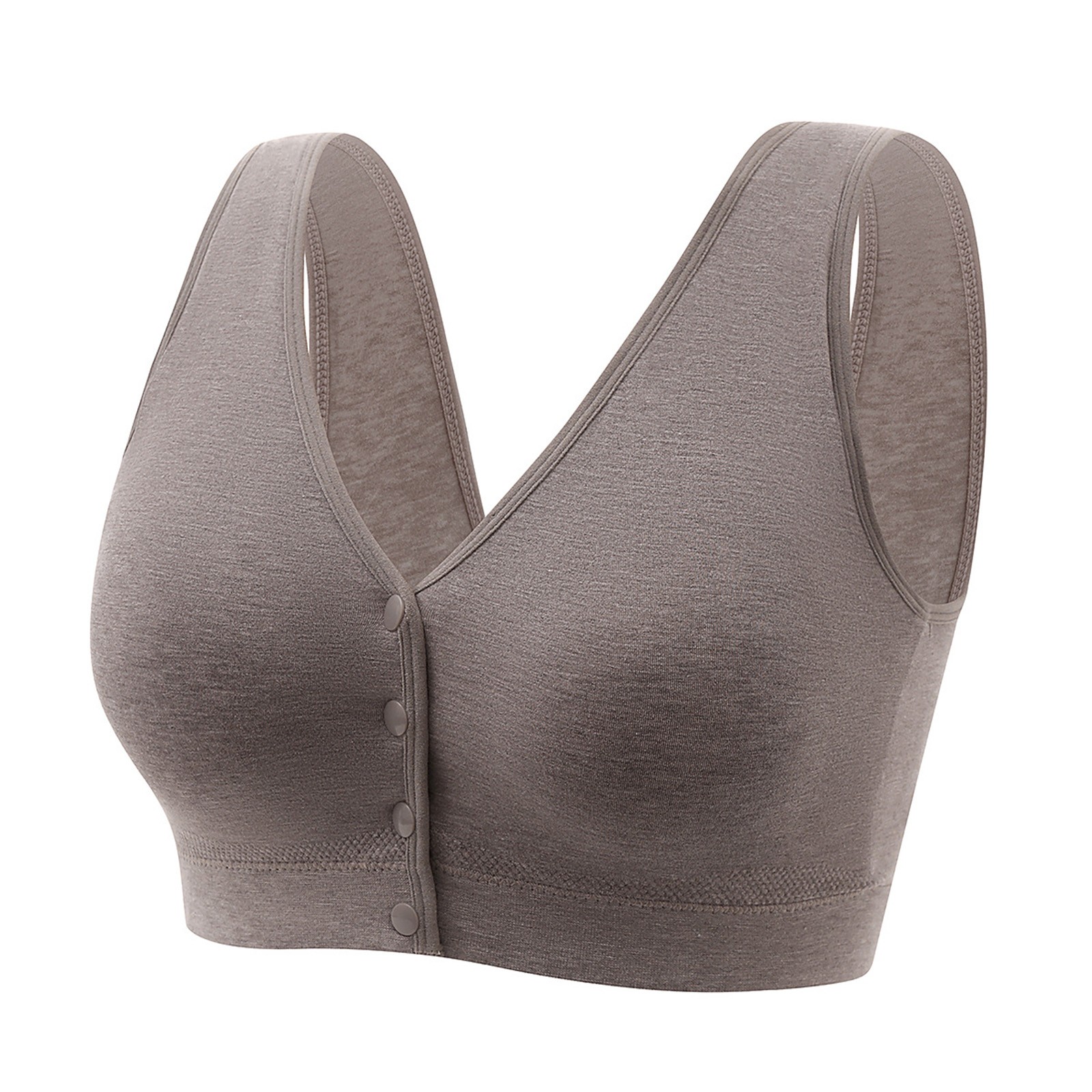 Virmaxy Womens Lace Workout Bras Front Pleats Wirefree Gathering Tank ...