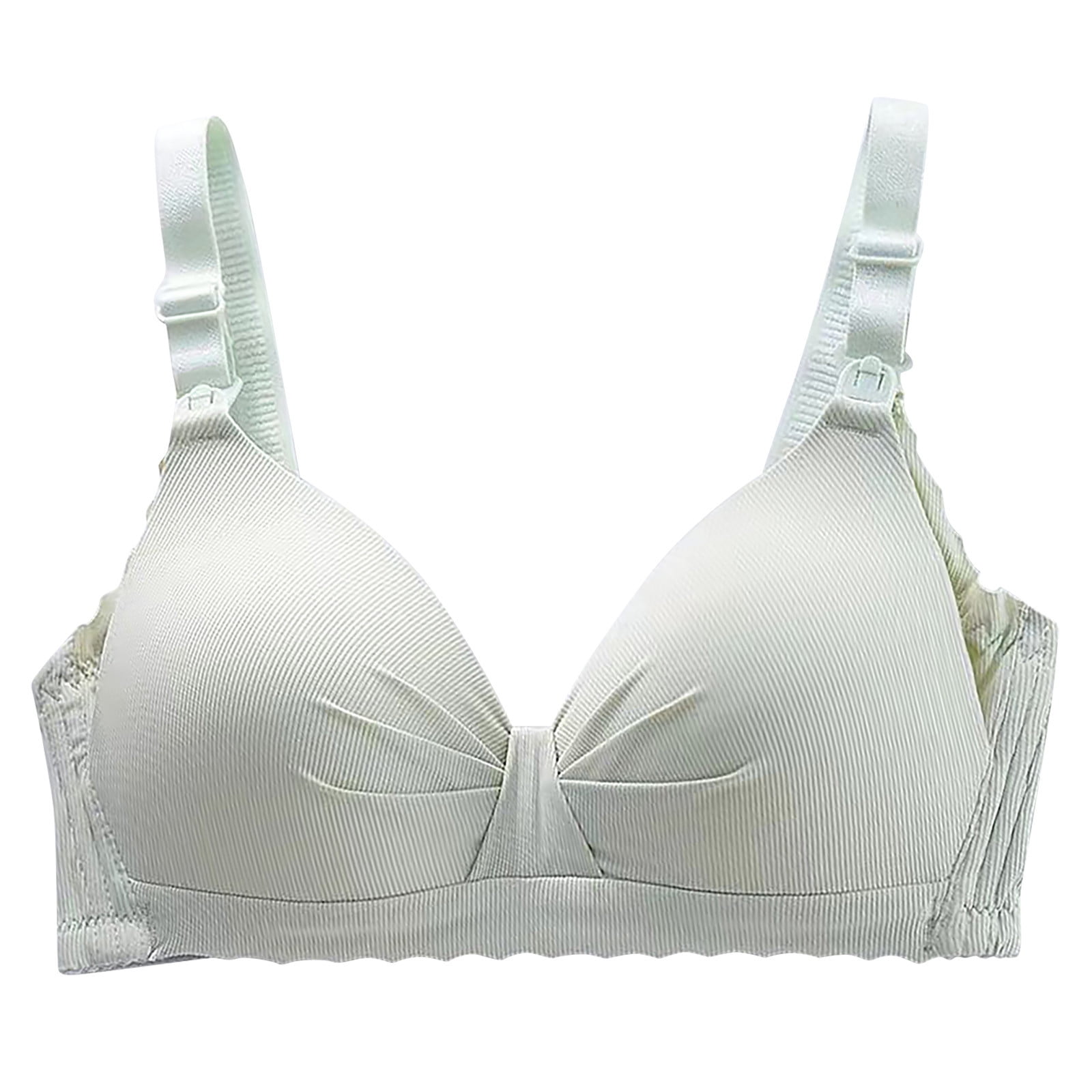 Virmaxy Womens Nursing Bras Stylish Gathering Pregnant Underwear During ...