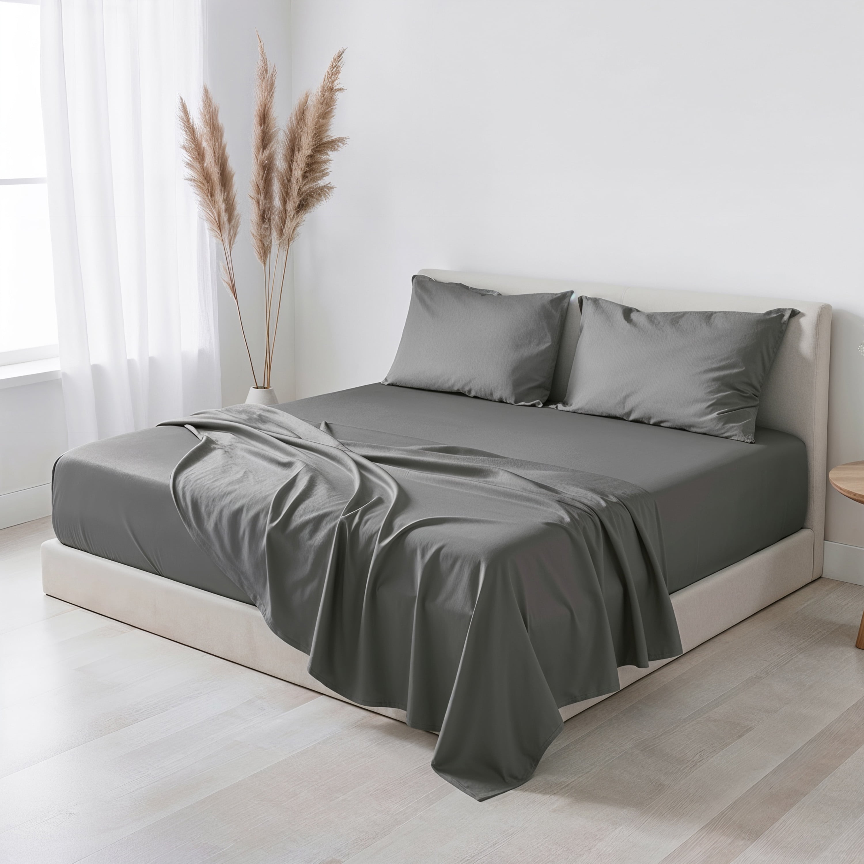 Virtu Bed Sheets Set, Deep Pocket Rayon Derived from Bamboo ...