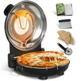 Virtu Electric Pizza Oven & Pizza Maker Machine, 12 Inch Pizza cooker ...