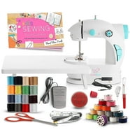 KPCB Mini Portable Sewing Machine with Sewing Kit & Extension Table ...