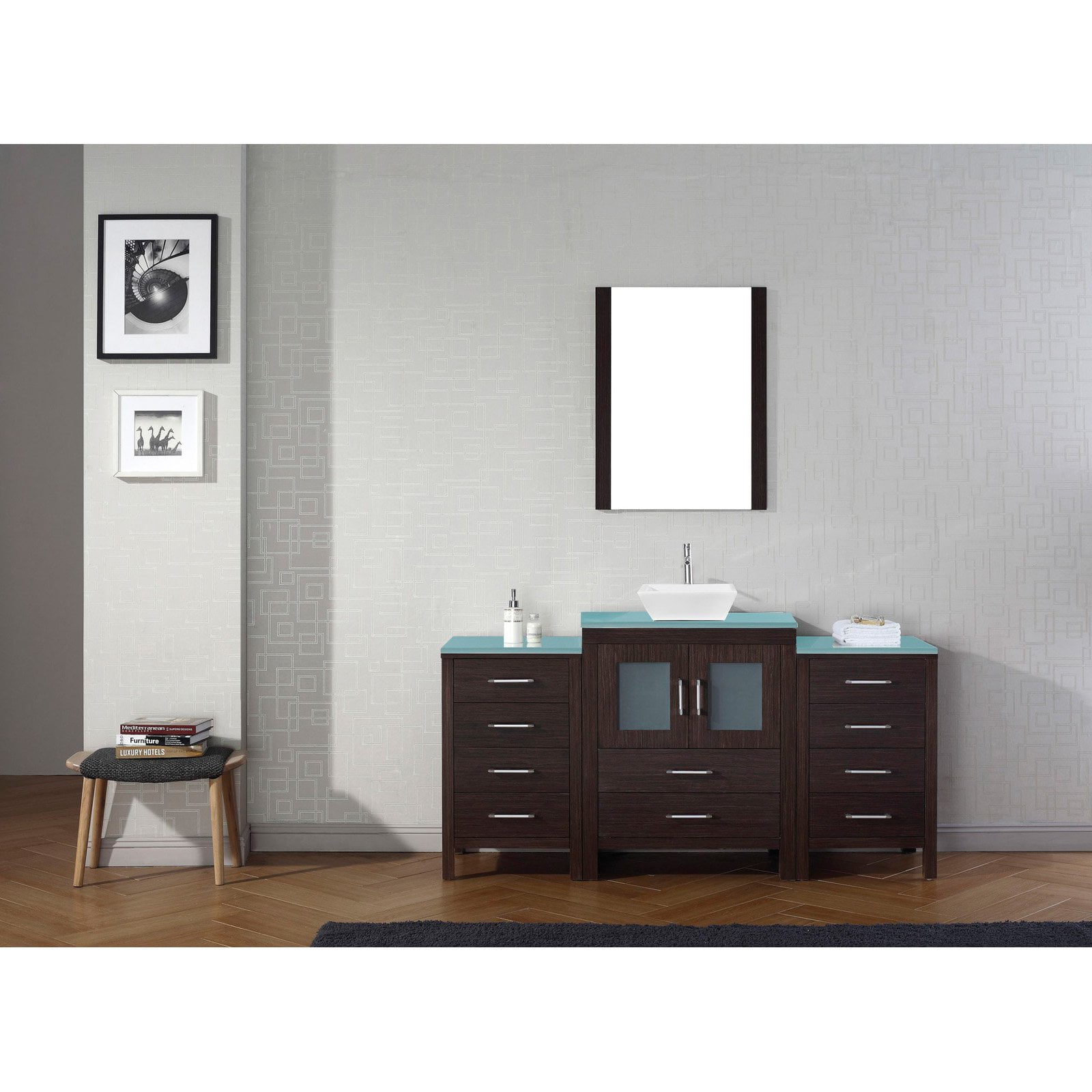 Virtu USA Dior Single Bathroom Vanity Set - Walmart.com