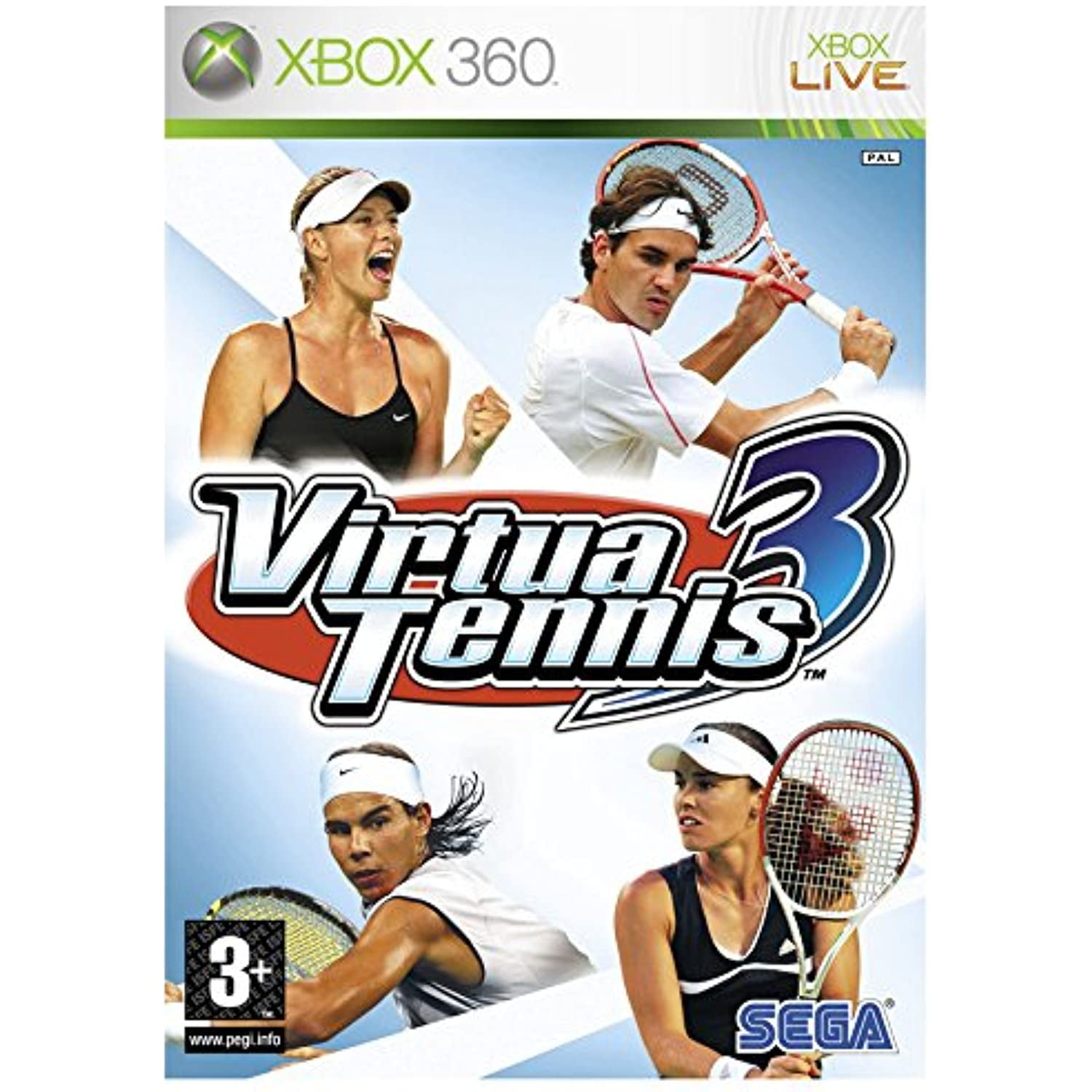 Virtua Tennis 3 - Xbox 360 - Walmart.com