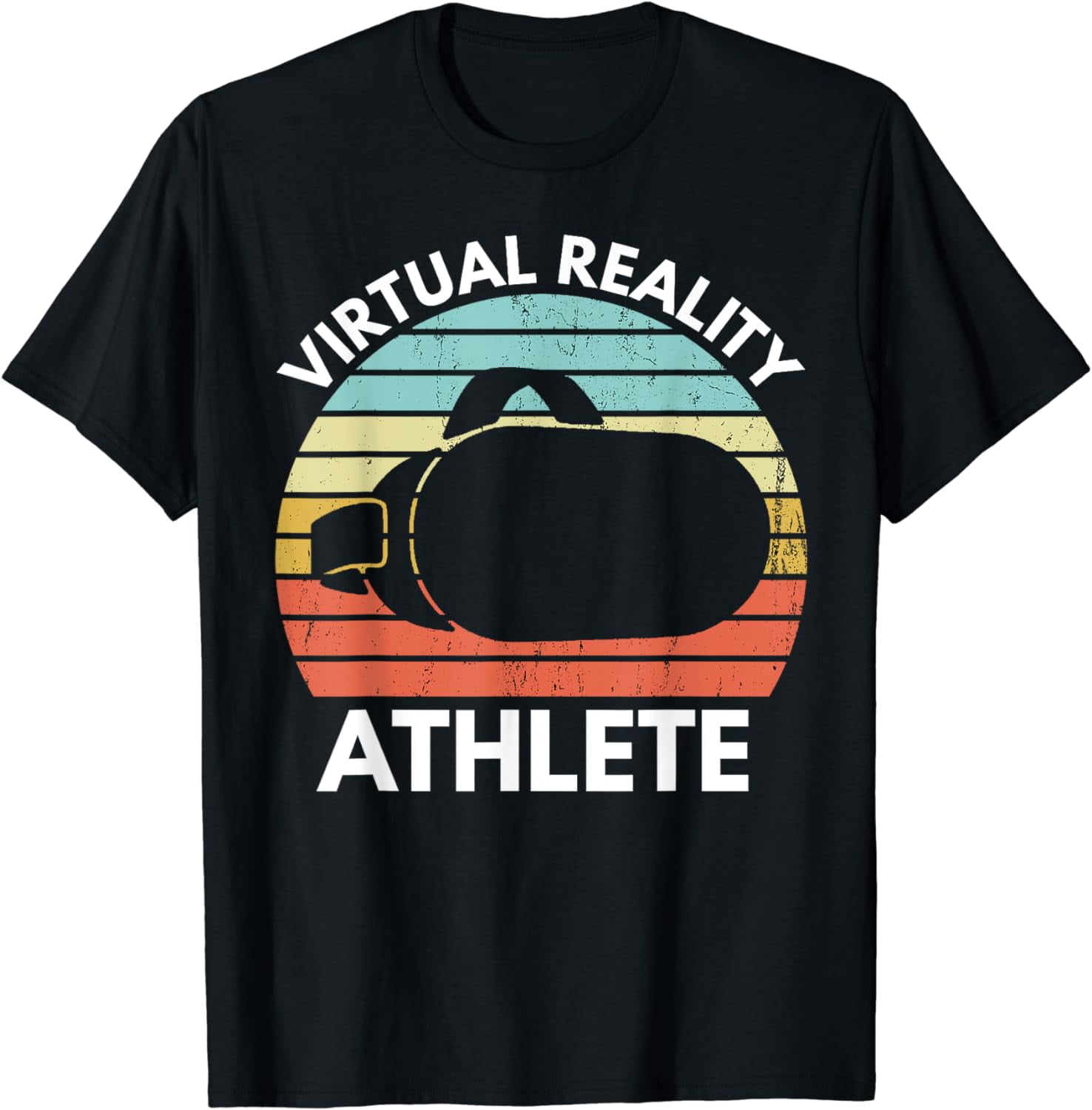 Virtual Reality Athlete Funny VR Gamer Saying T-Shirt - Walmart.com