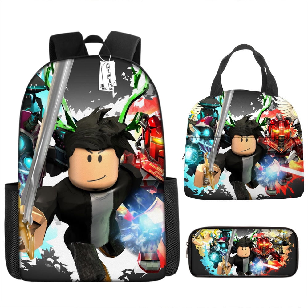 Virtual World School Bag Backpack Backpack Cartoon Lunch Bag - Walmart.com