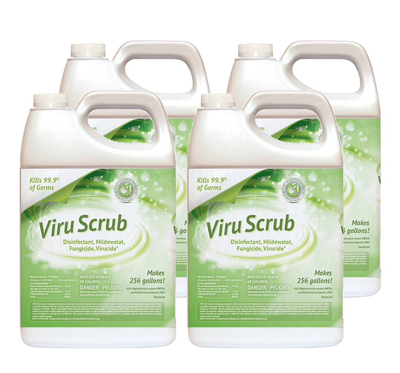 Janisource ViruScrub Disinfectant, Mildewcide, Antimicrobial Cleaner ...