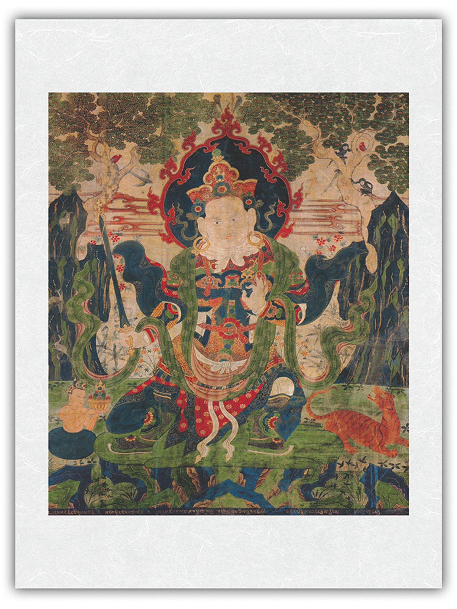 Virudhaka Guardian of the South - Worldly Protector Deity - Vintage ...