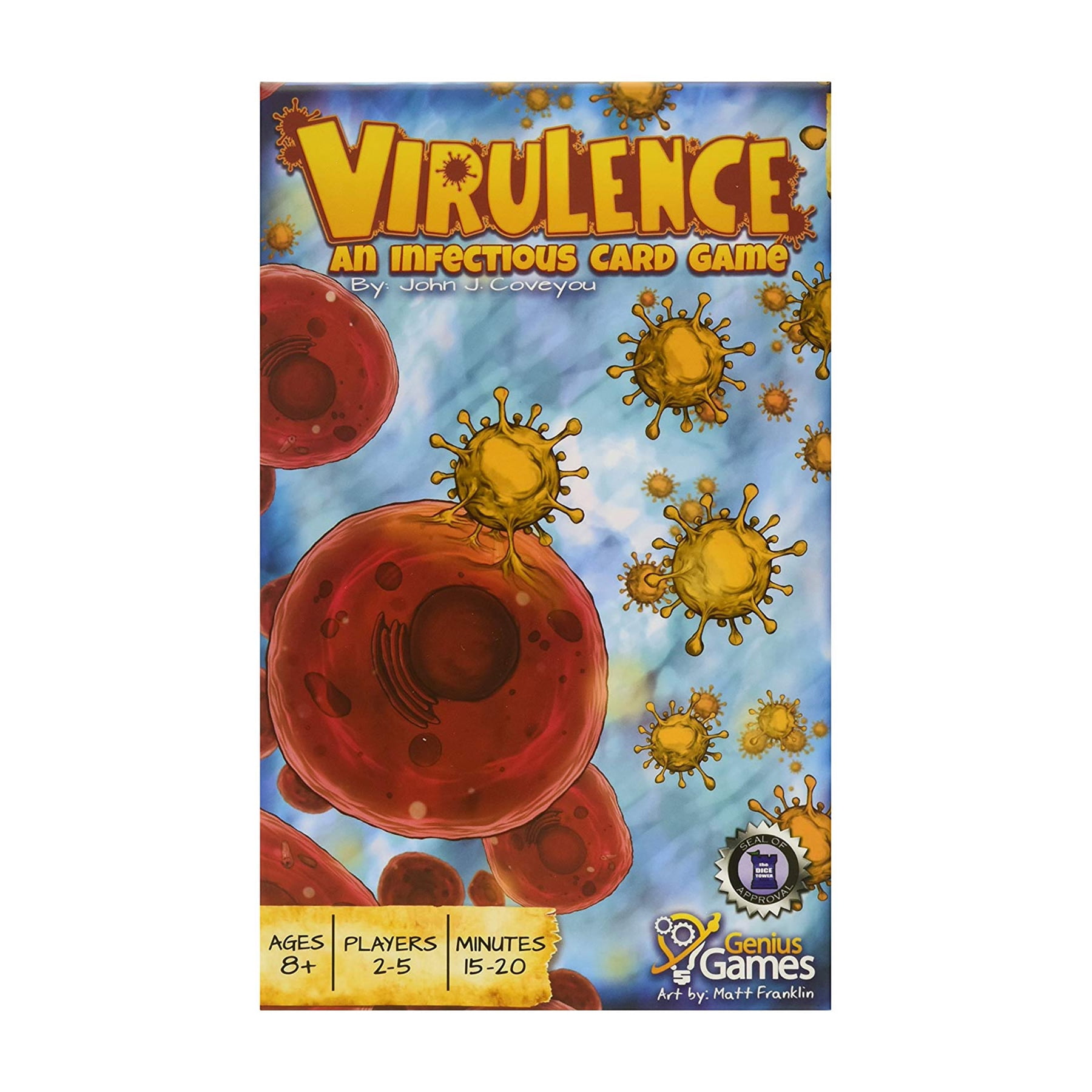 Virulence - an infectious Card Game (Kickstarter Edition) New Condition ...
