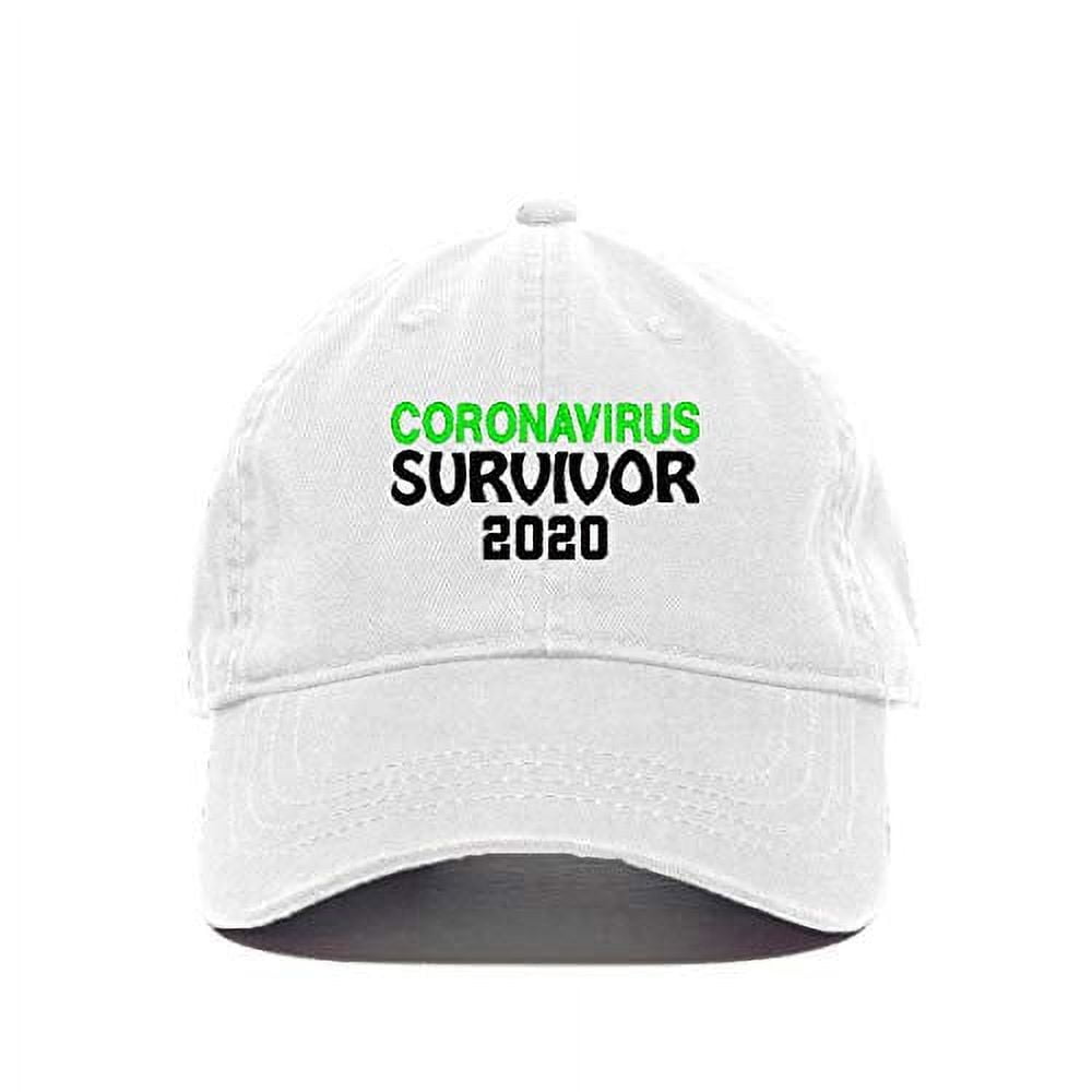 Virus Survivor 2020 Baseball Cap Embroidered Cotton Adjustable Dad Hat ...