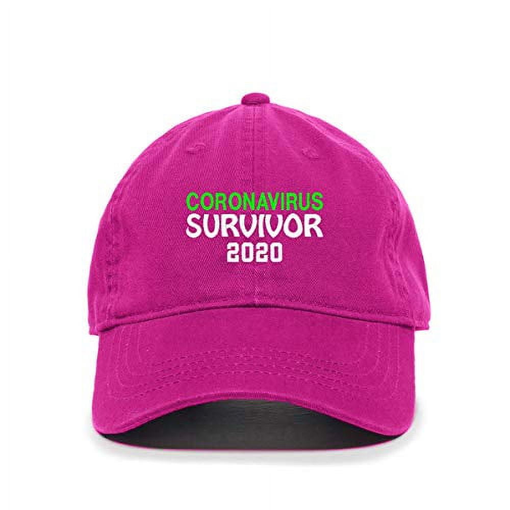 Virus Survivor 2020 Baseball Cap Embroidered Cotton Adjustable Dad Hat ...