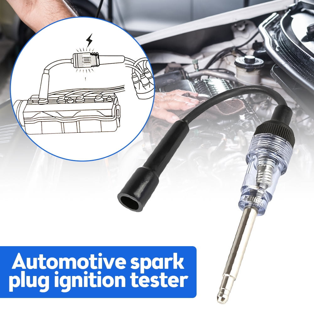 Virwir Inline Spark Plug Tester Engine Ignition Tester Straight Boot Ignition Tester For Car