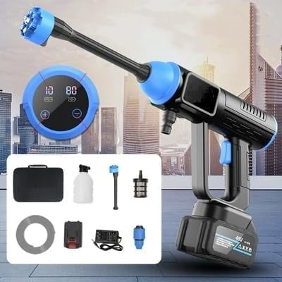 Virza trade 48V Portable Pressure Washer with 15000 mAH6in1 ...