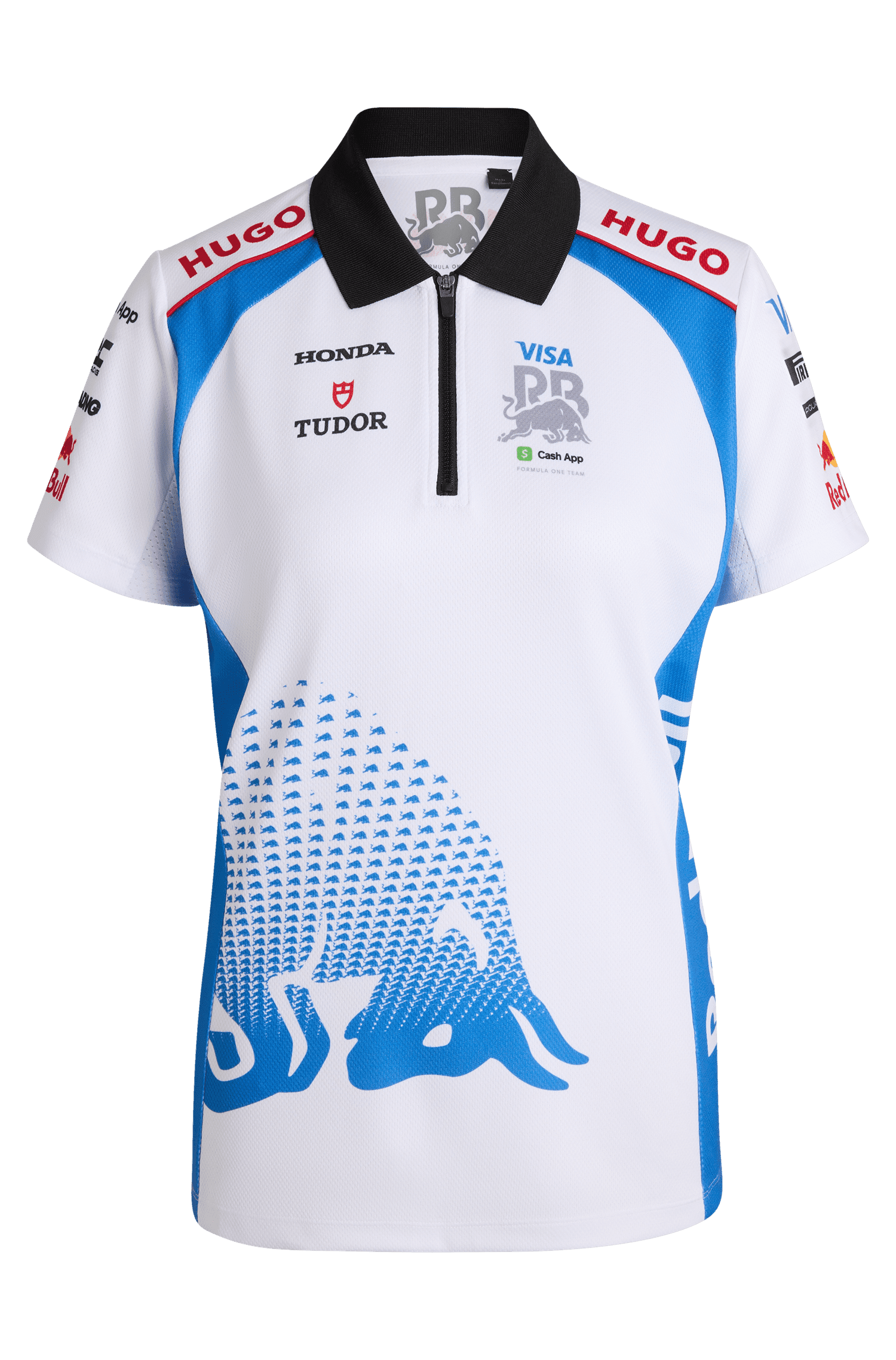 Visa Cash App RB F1 2025 Women's Team Polo Shirt - White - Walmart.com