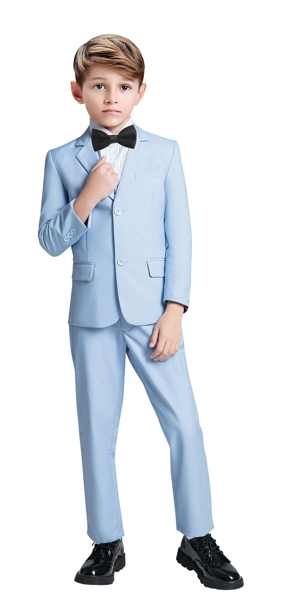 Visaccy Boys Formal Suit Set Slim Fit Boy Suit Wedding Suit Ring Bearer ...
