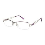 Visage Women's Spectacle Eyeglass Frames, Silver HSA/FSA Eligible ...