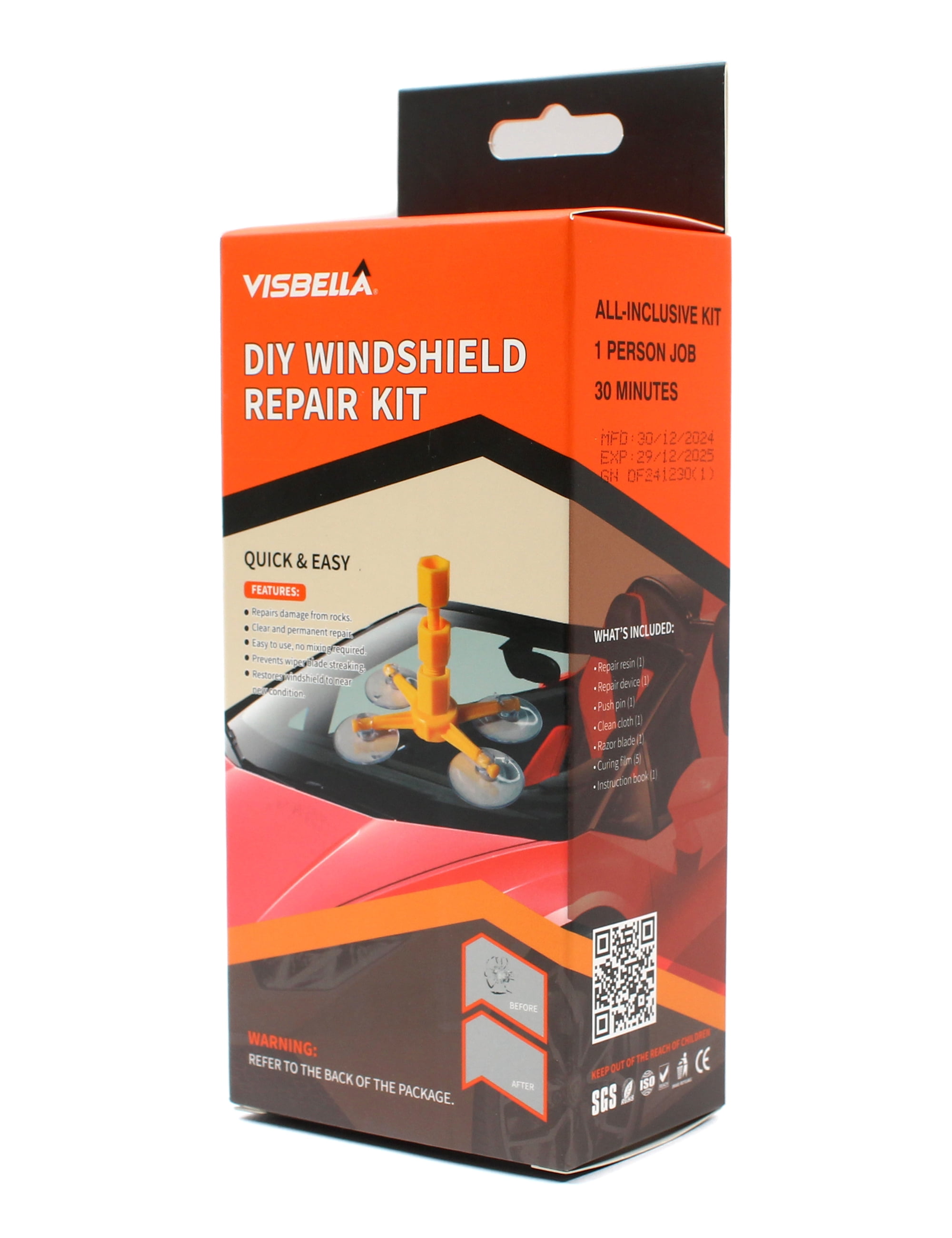 Visbella DIY Windshield Repair Kit - New Mould - Walmart.com