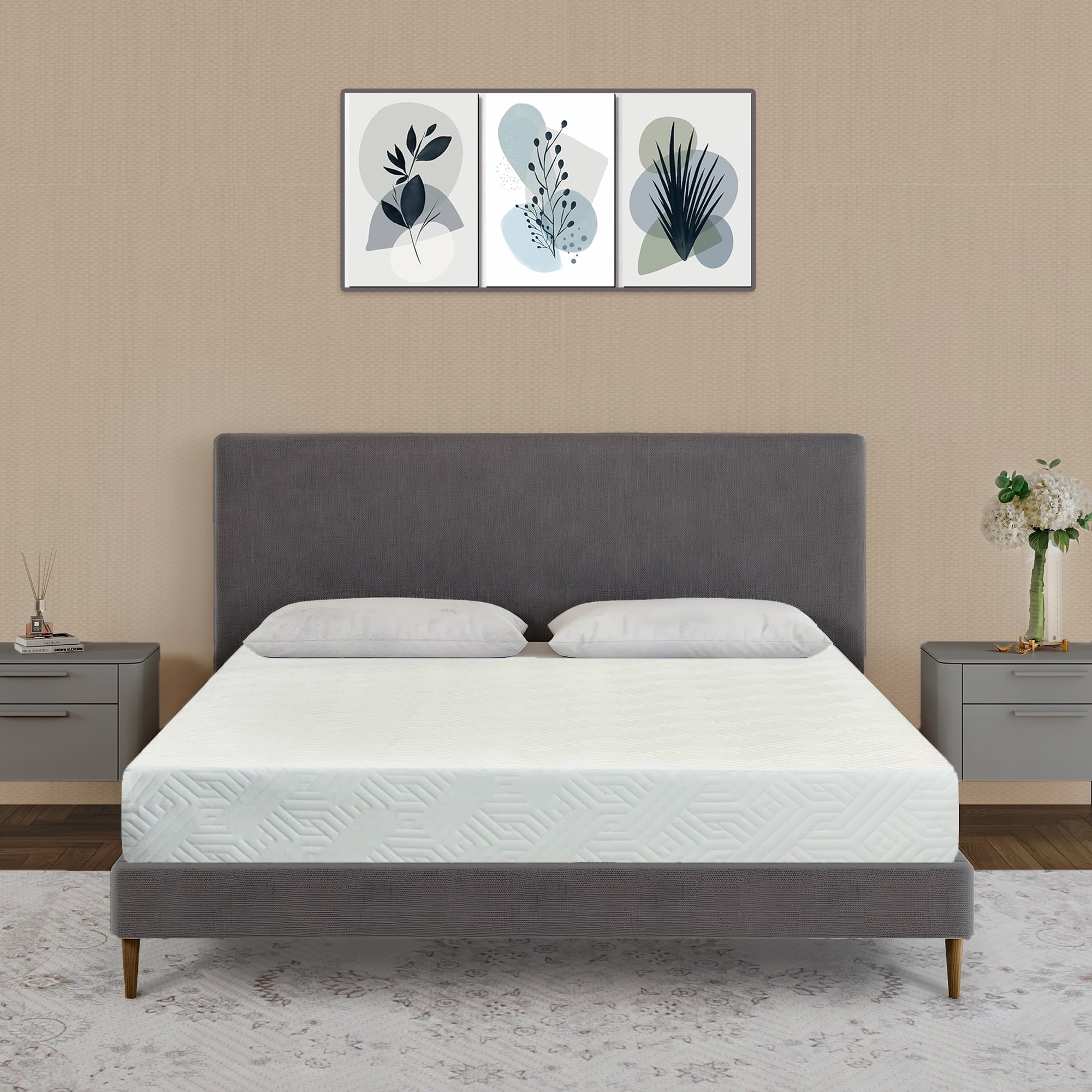 ViscoLogic Breeze 5" Twin Tight Top Medium Support Cooler Resilience ...