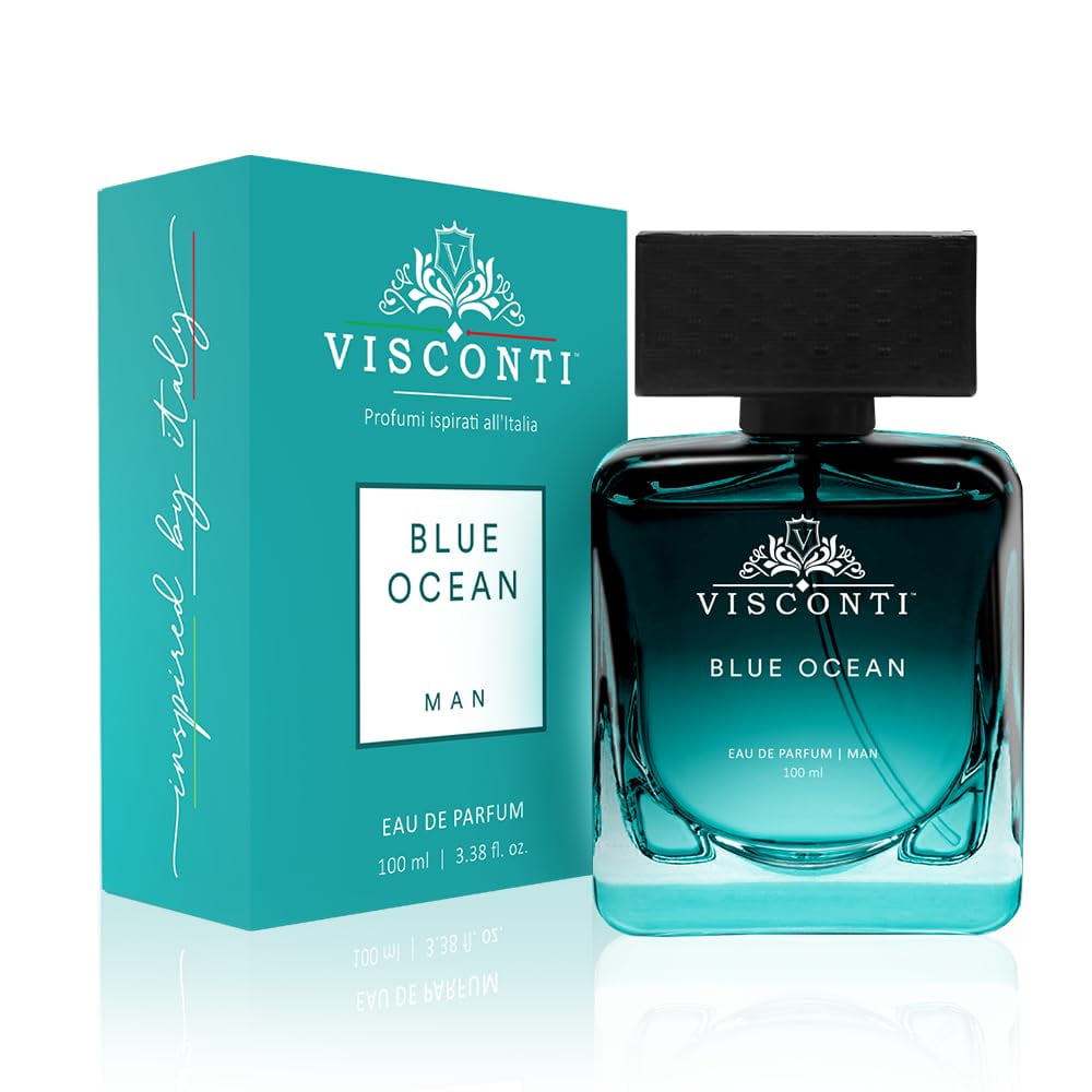 Visconti Blue Ocean Eau De Parfum For Men 100ml, 3.4 Fl.oz. | Anti ...