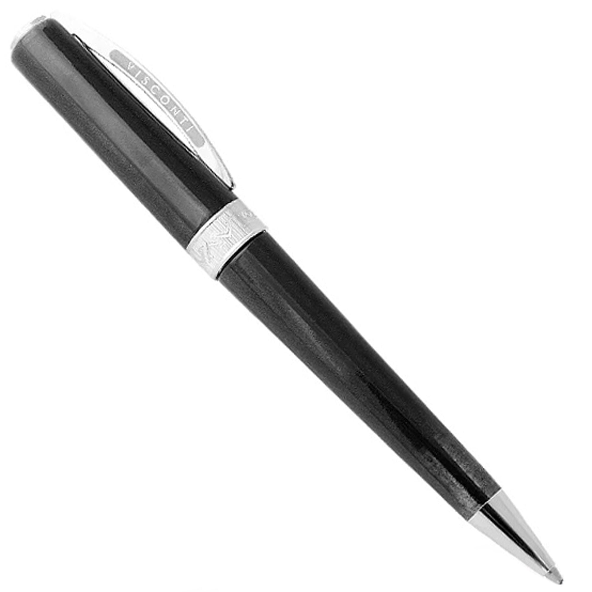 Visconti KP33-01-BP Voyager Black Star Resin Body Ballpoint Pen ...