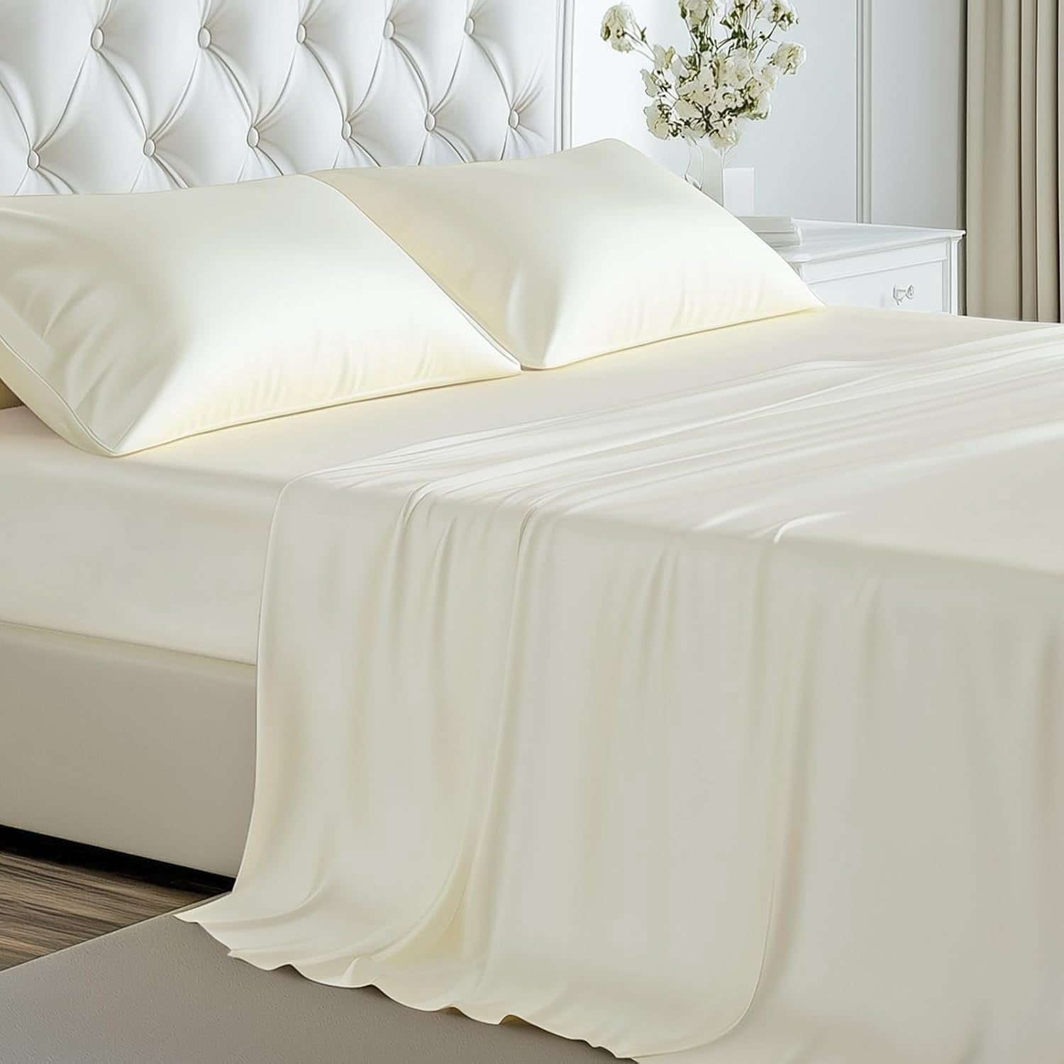 Viscose Derived from Bamboo, Soft Cooling Bedding with Silky Smooth ...