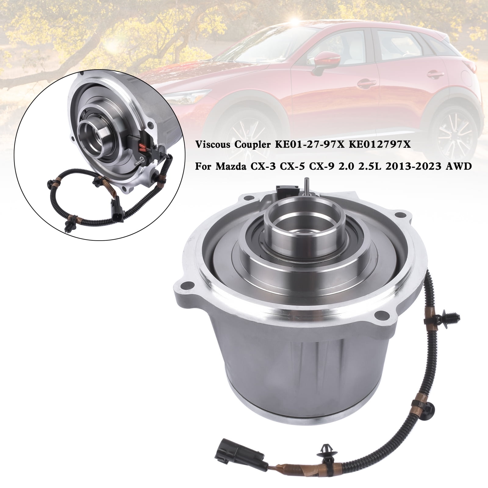 Viscous Coupler KE012797X For Mazda CX-3 CX-5 CX-9 2.0 2.5L 2013-2023 ...