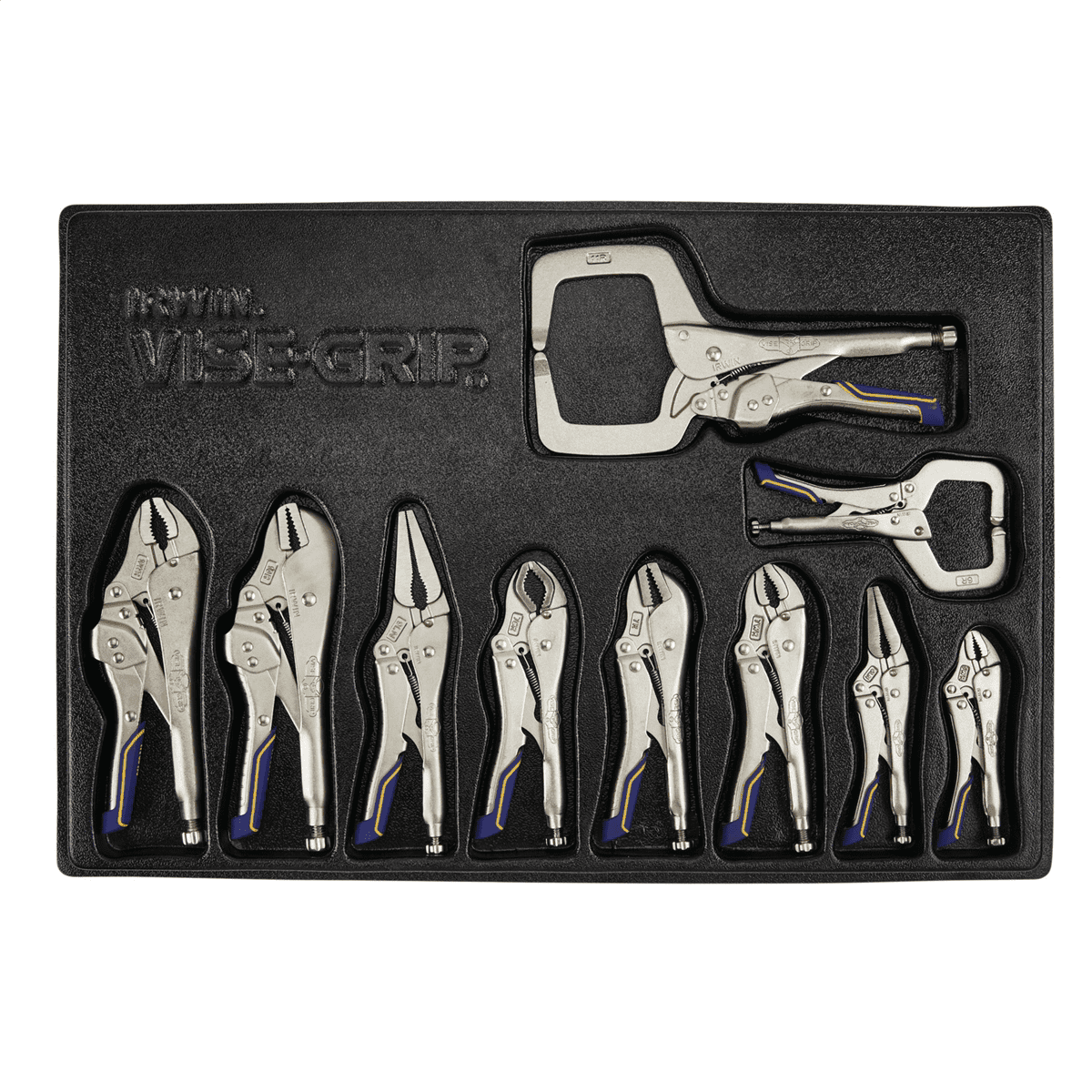 IRWIN Vise Grip 10PC Fast Release Locking Pliers Set with Heat Treated ...
