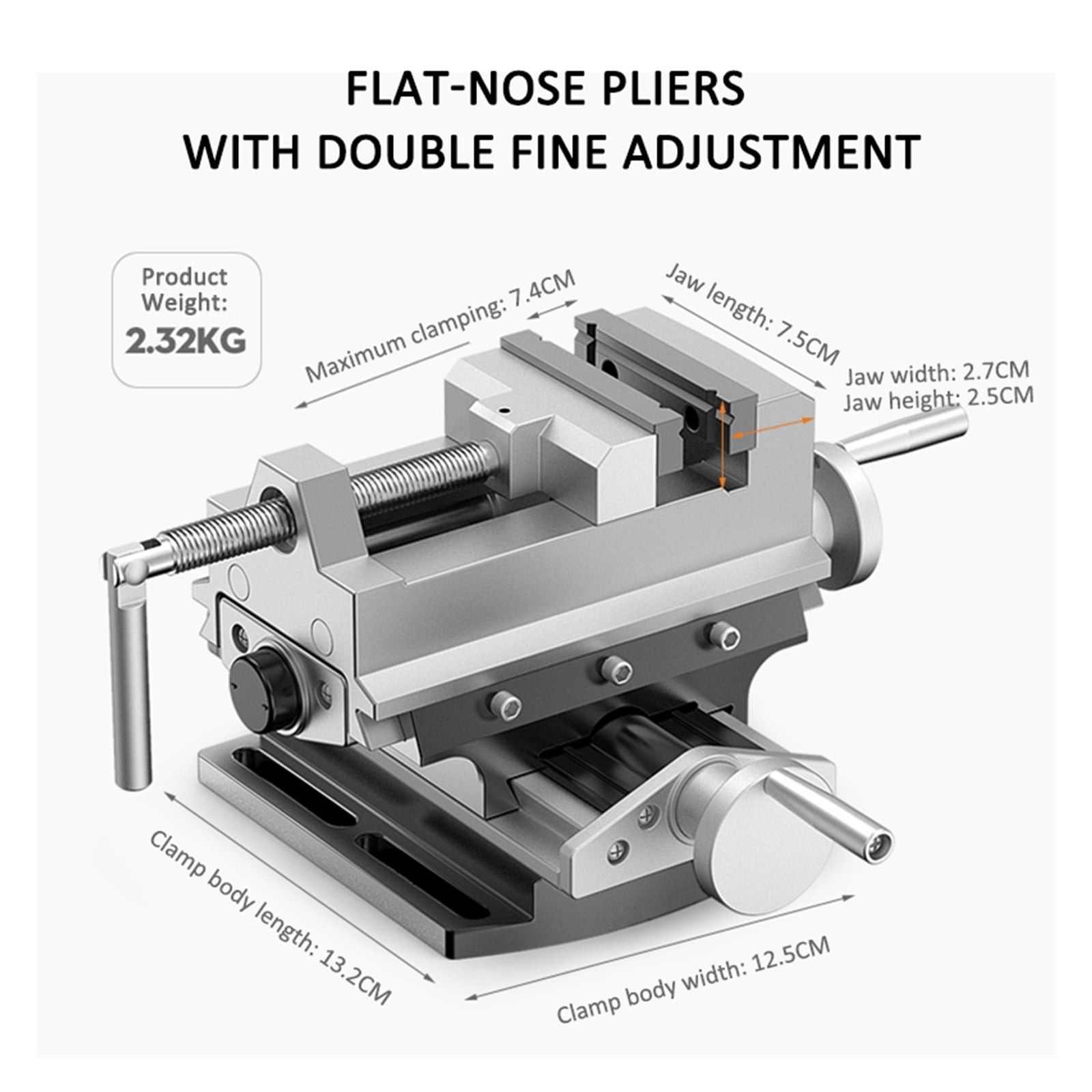 Vise Wrench With Double Fine-tuning Precision Universal Industrial ...