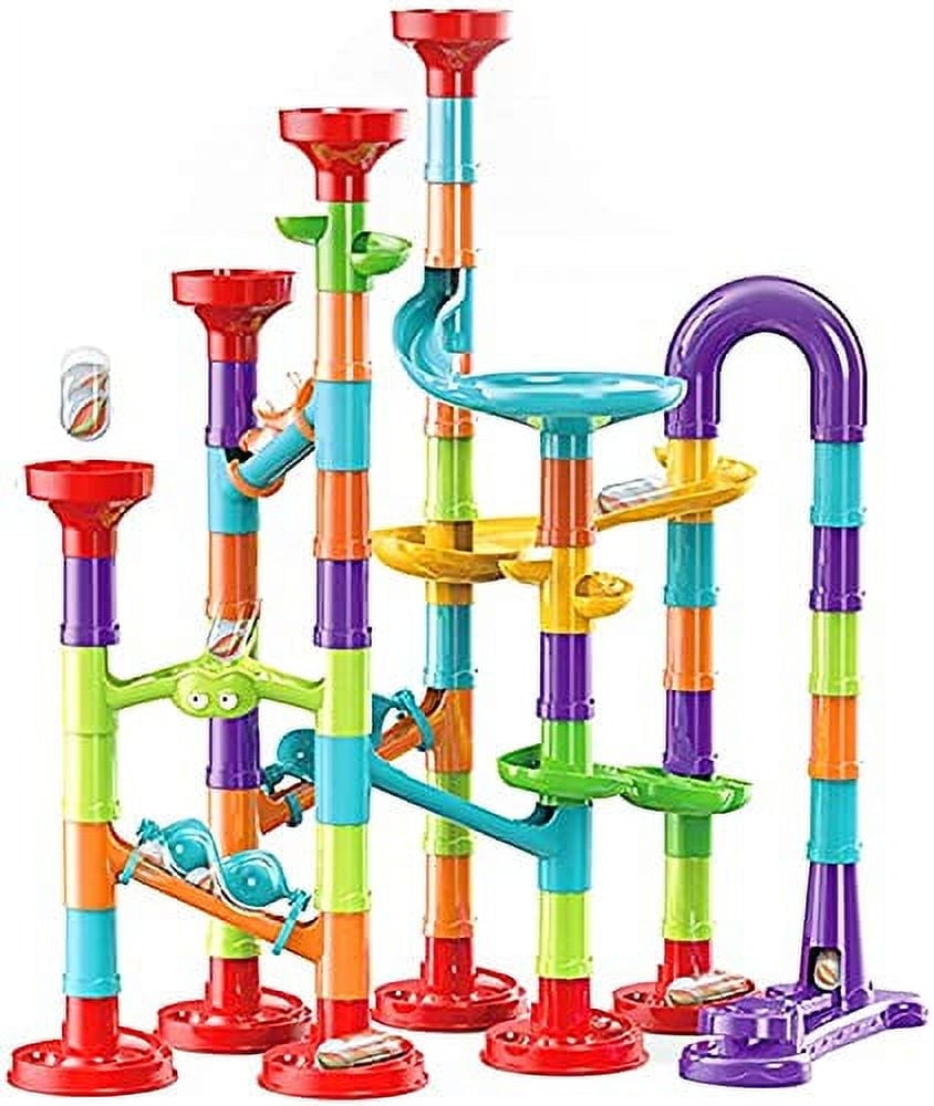 Visen Building Blocks Marble Run Set, Multi-Color - Walmart.com