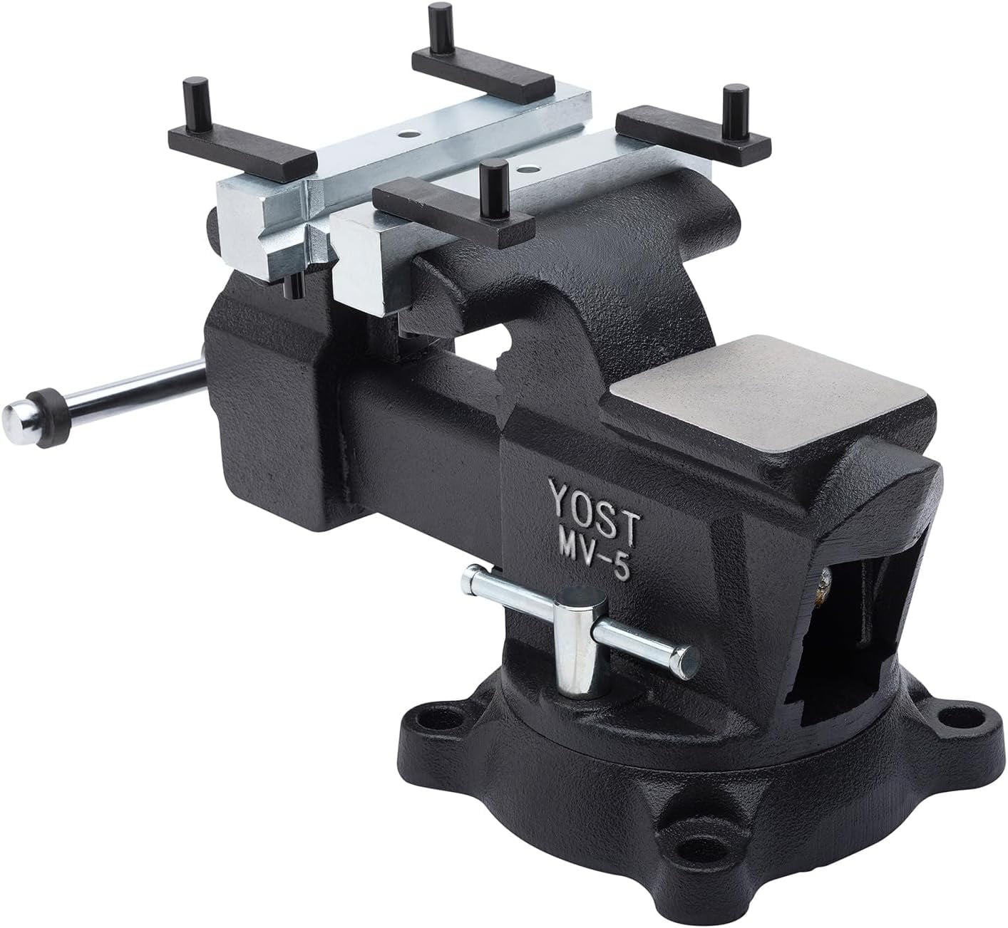 Vises -5 5" Wide Jaw Mulipurpose Bench Vise | Indusrial-Grade Work able ...